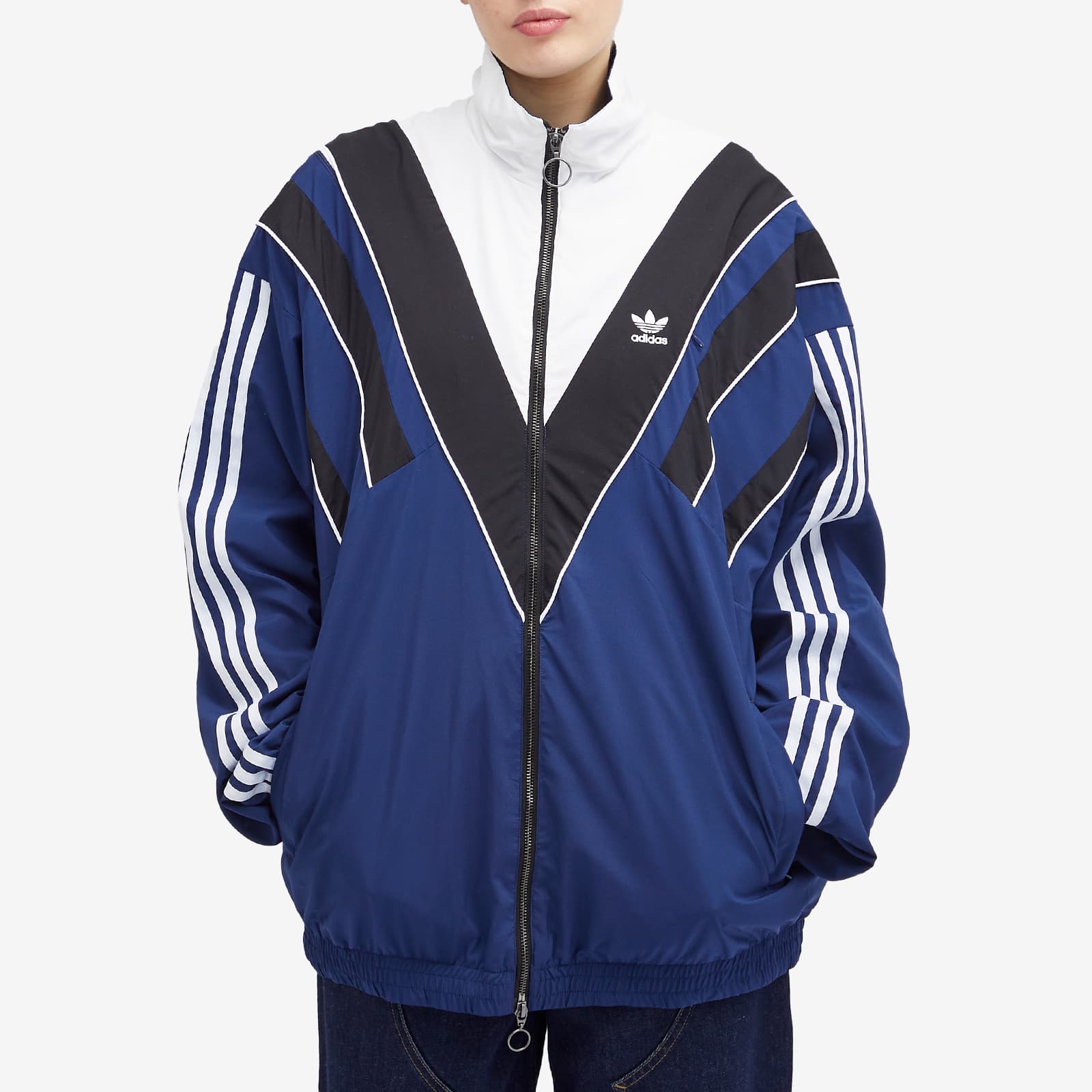 Adidas Rasant Oversized Zip Off Track Top Dark Blue | END. (AU)