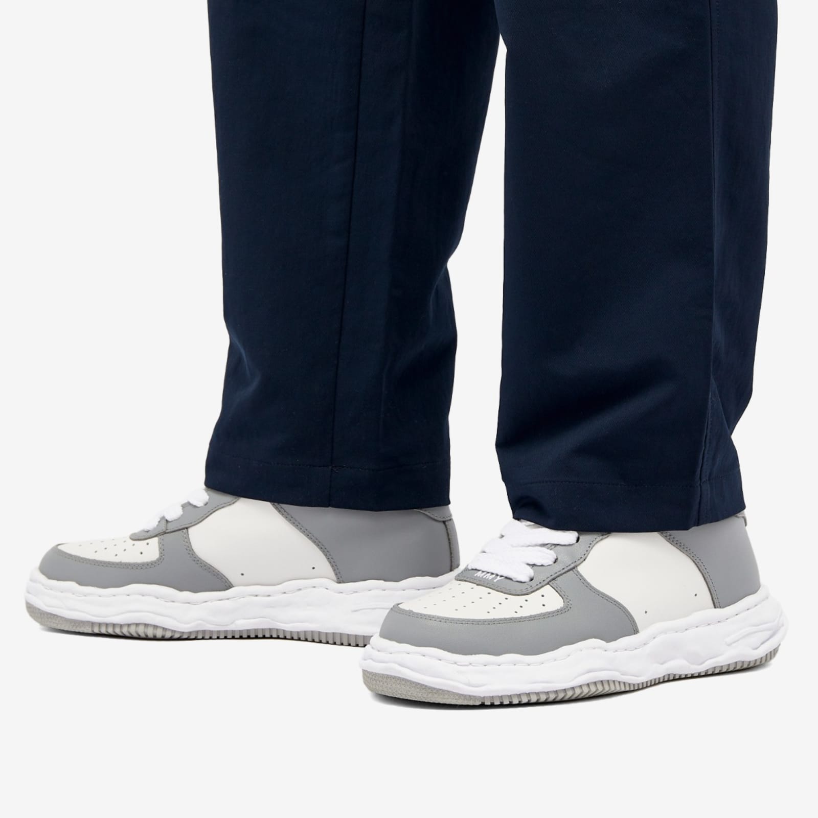 Maison MIHARA YASUHIRO Wayne Low Original Sole Leather Sneaker Grey ...