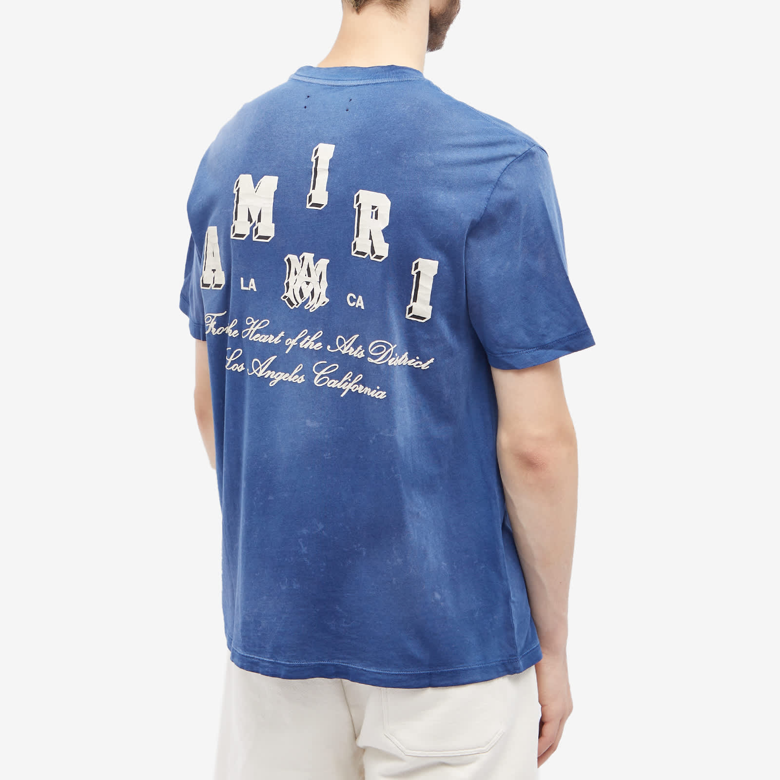 AMIRI Vintage Collegiate T-Shirt Blue | END. (AU)