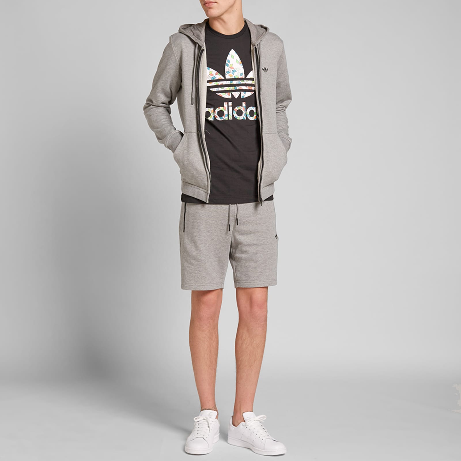 Adidas Premium Essentials Hoody Core Heather | END. (IT)