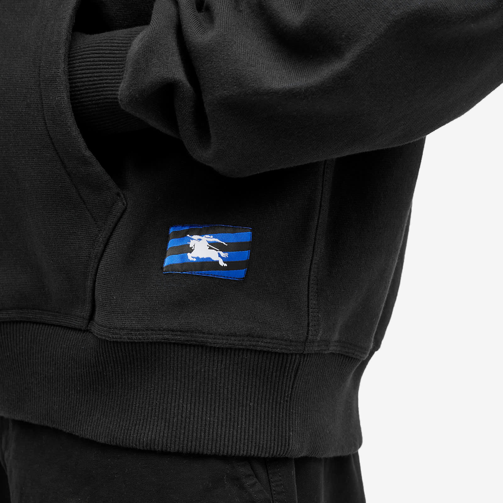 Burberry EKD Label Hoodie Black | END. (US)