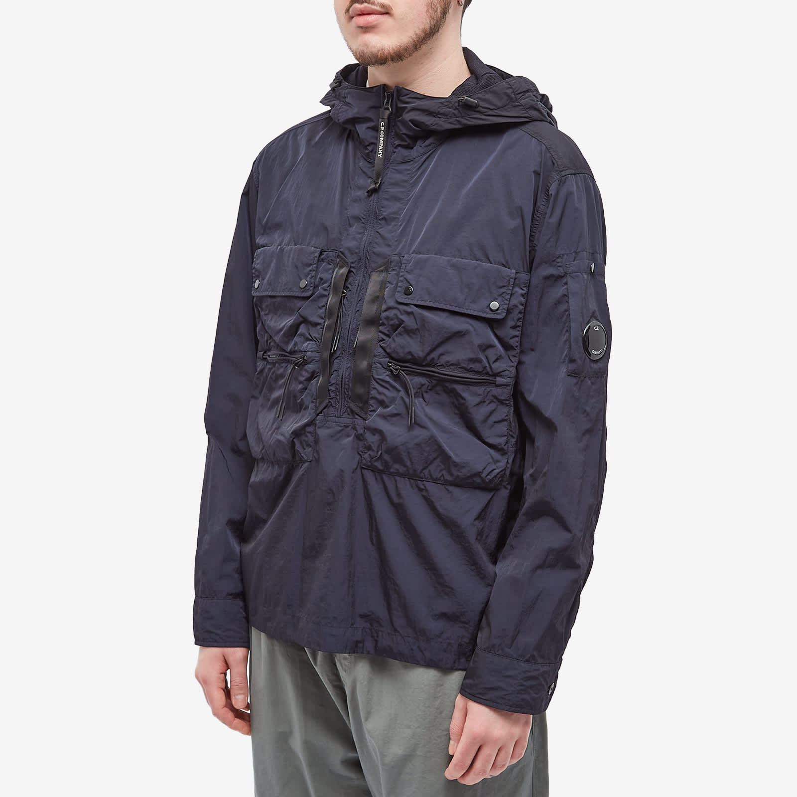 C.P. Company Chrome-R Hooded Jacket Total Eclipse | END. (GB)