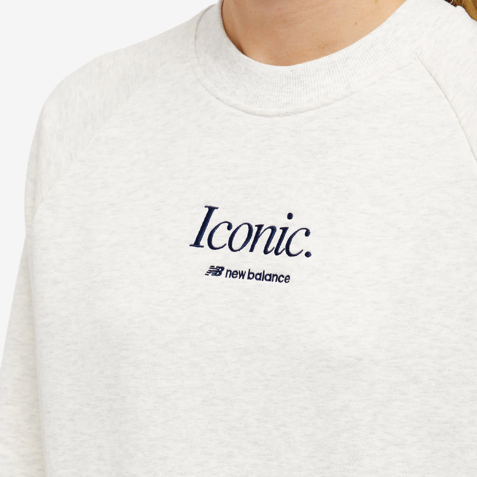 New Balance NB Athletics Icono-Graphic Crew Sweat Heather Grey | END ...