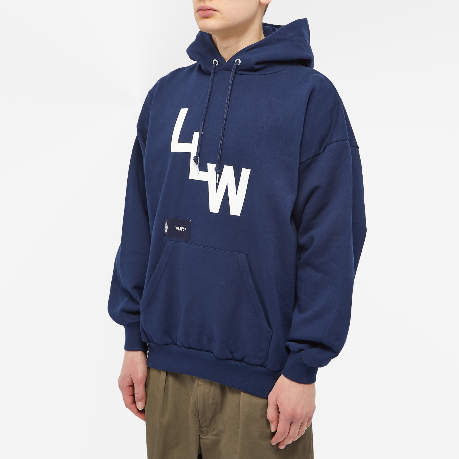 WTAPS LLW Hoodie Navy | END.