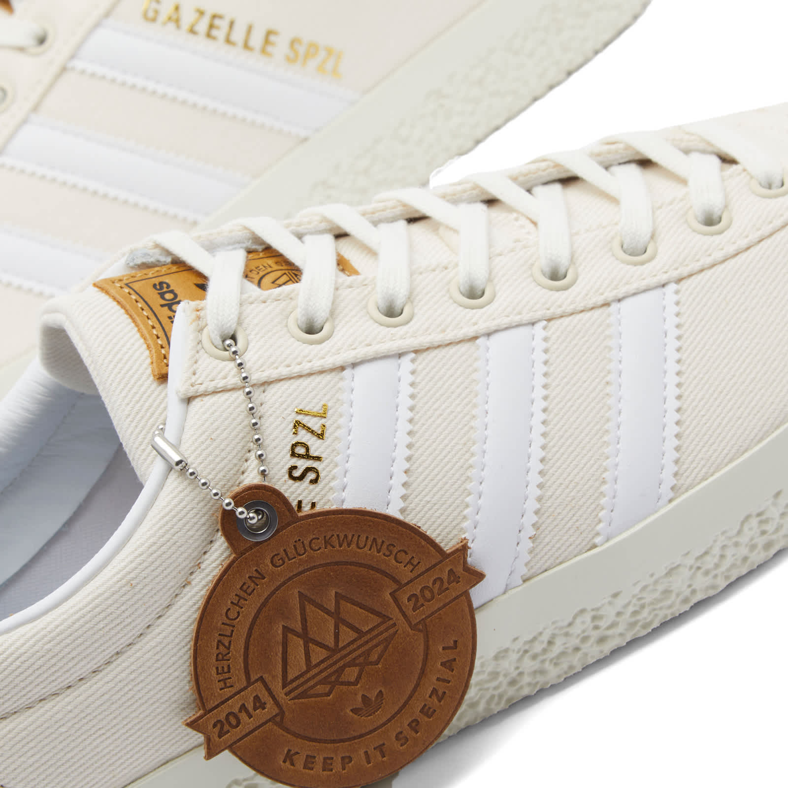 Adidas SPZL Gazelle Chalk White, Ftwr White & Off-White | END. (GB)