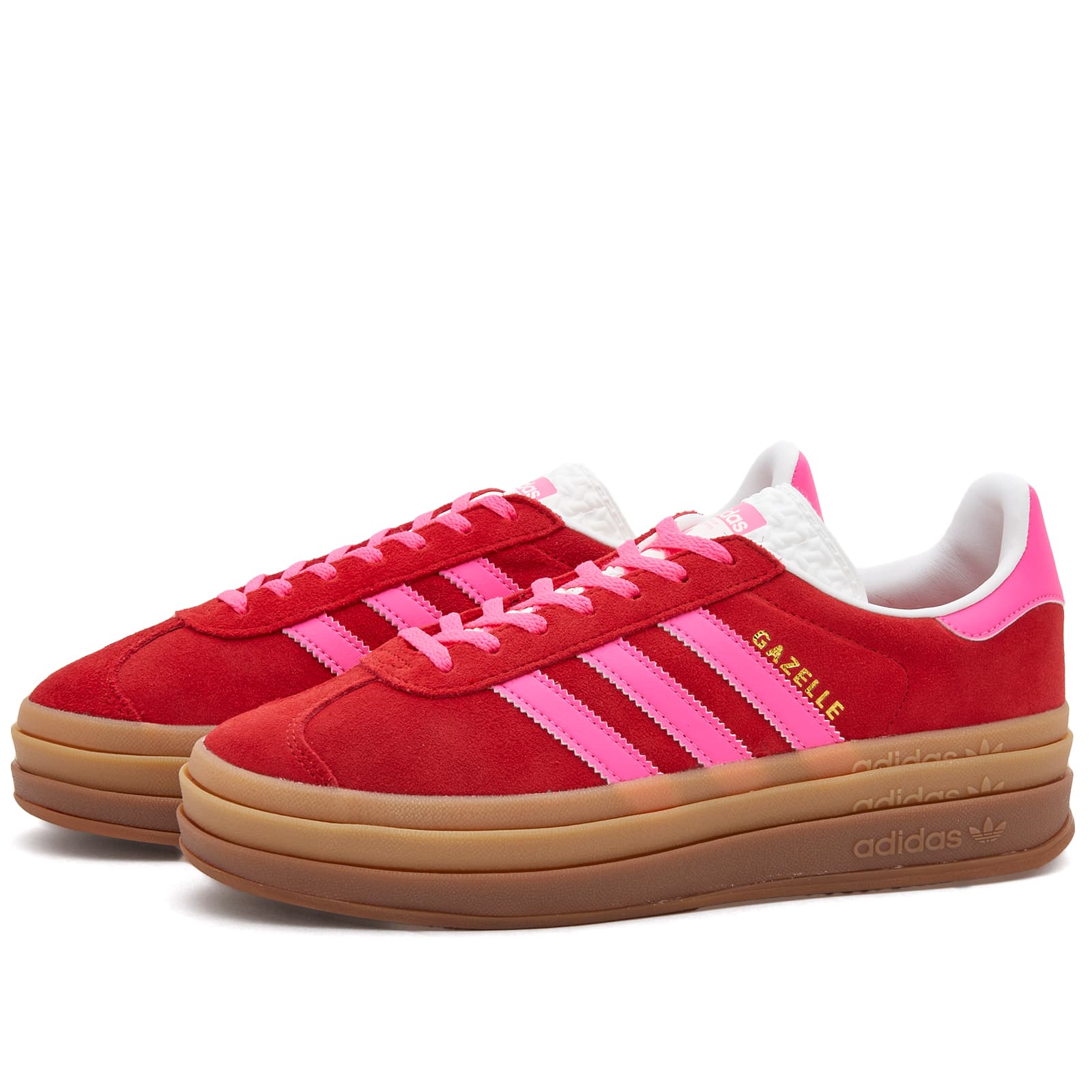 Adidas GAZELLE BOLD W Collegiate Red, Lucid Pink & Core White | END. (US)