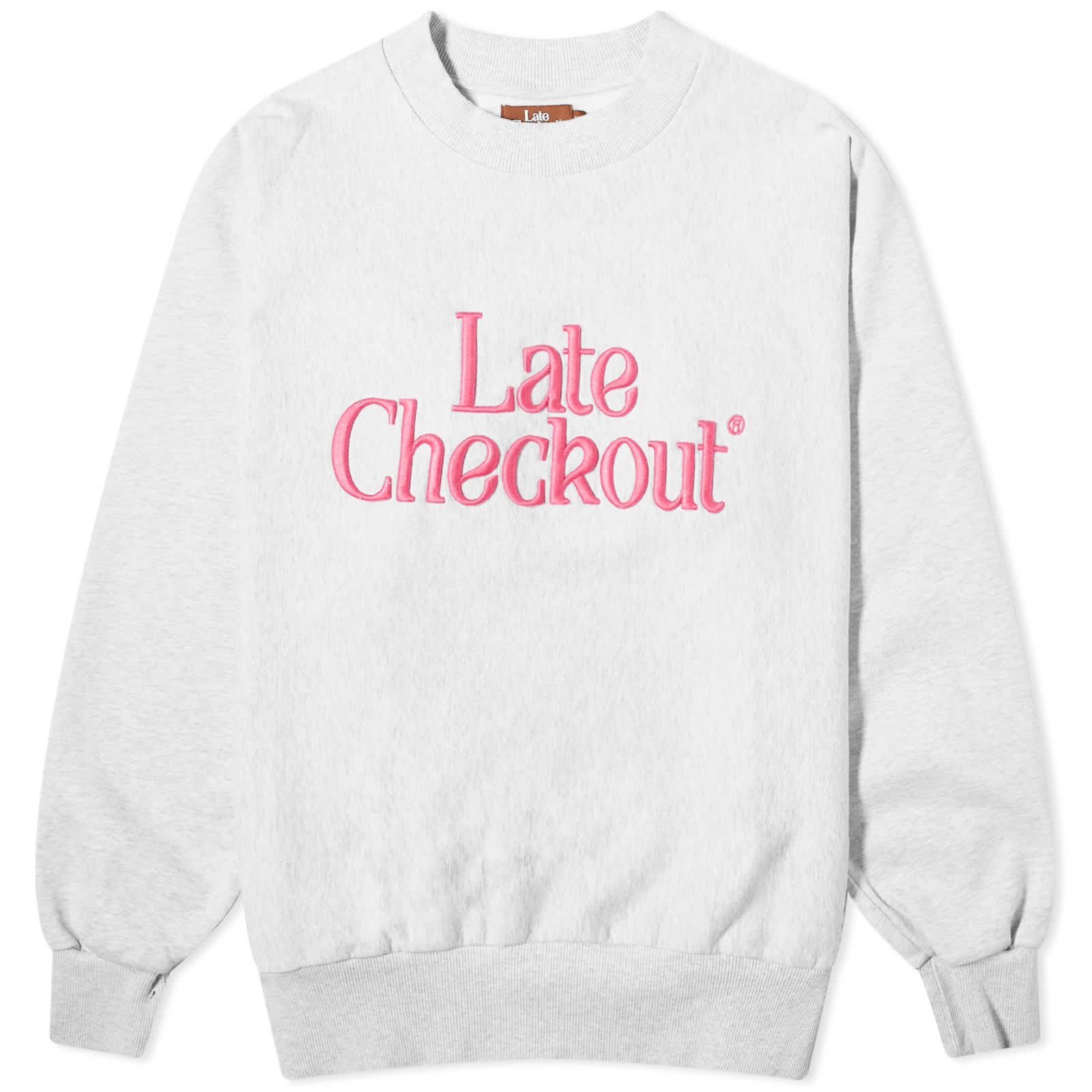 Late Checkout Logo Sweatshirt Grey | END.