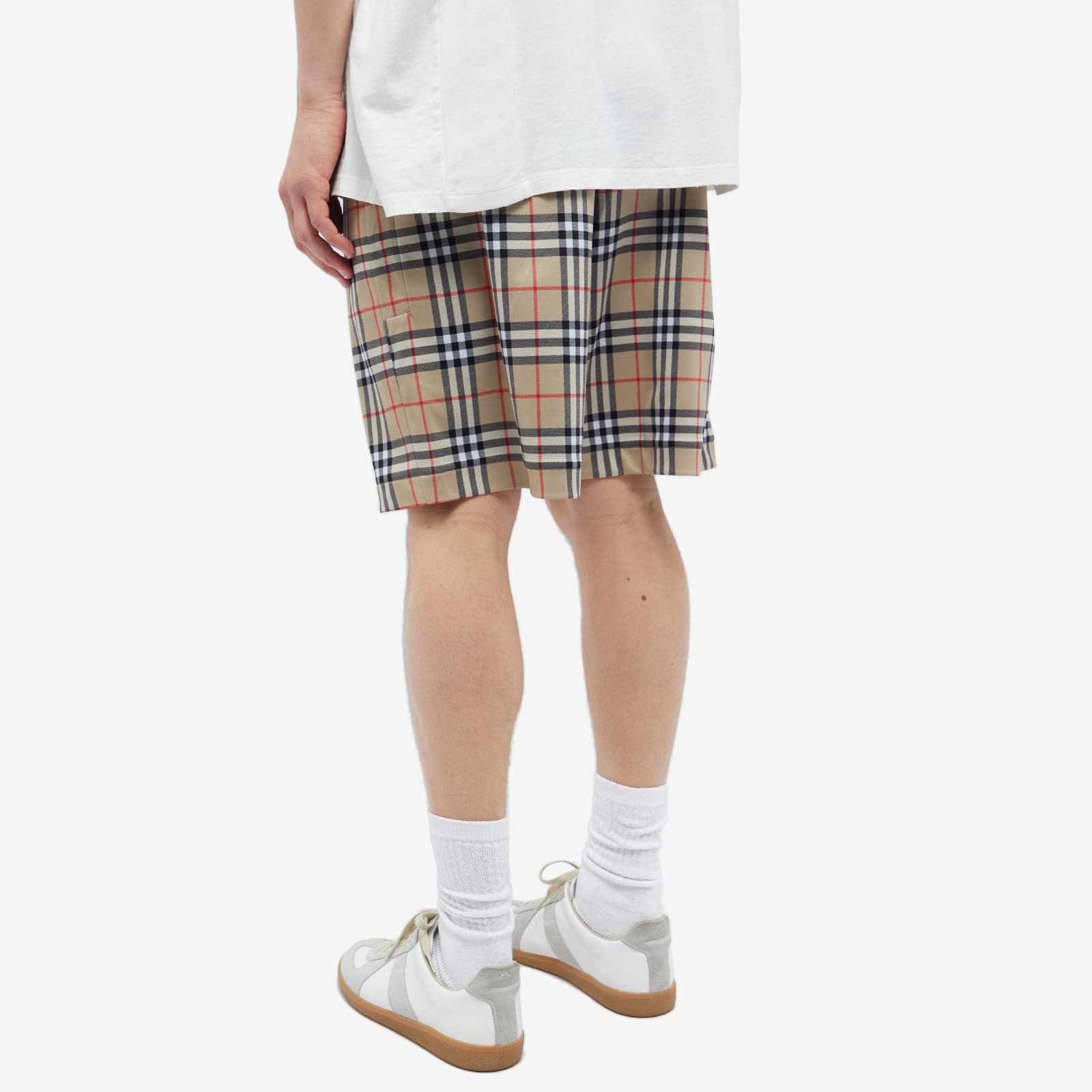 Burberry Debson Check Shorts Archive Beige Check | END. (GB)