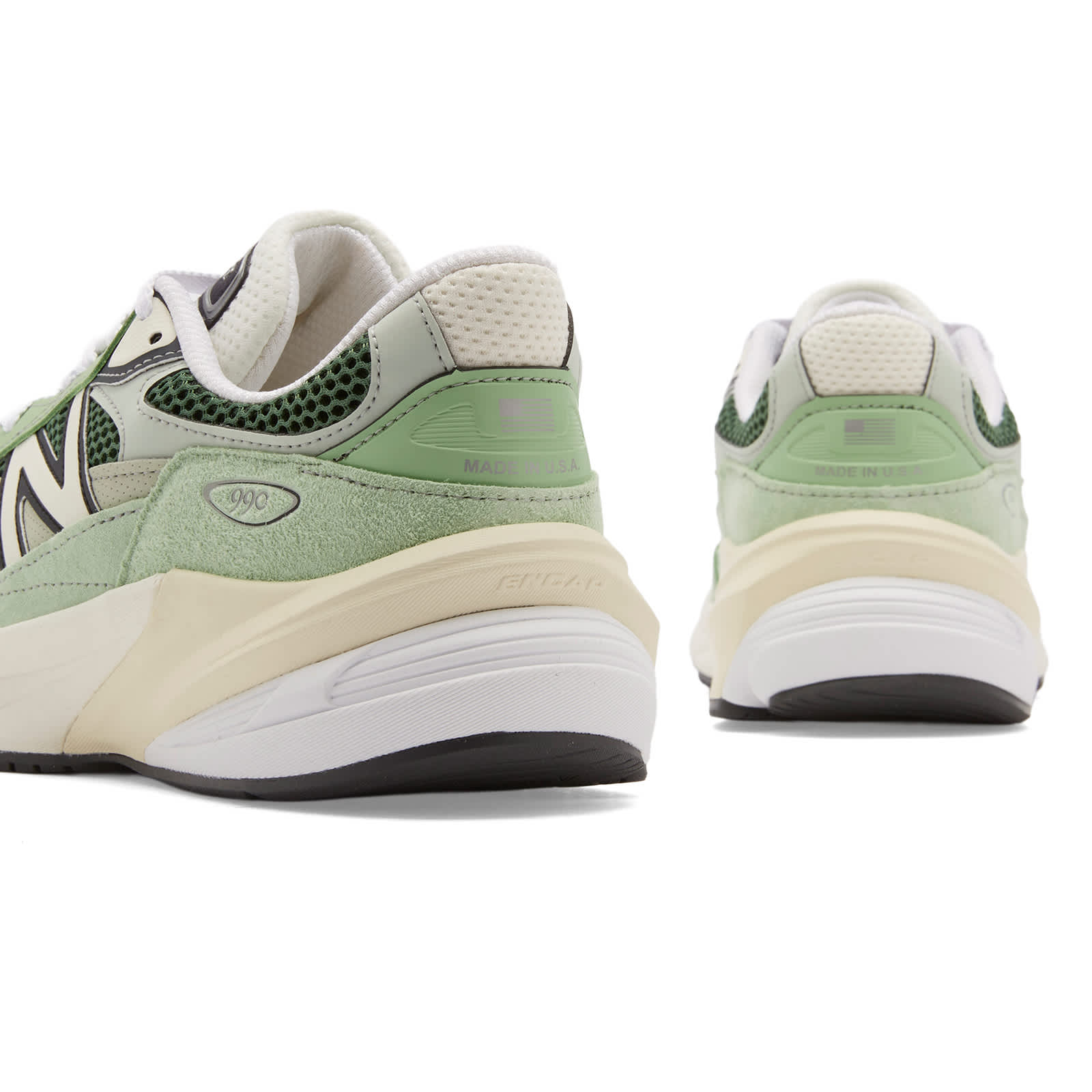 New Balance U990AB6 Sneaker - Made in USA Green | END. (US)