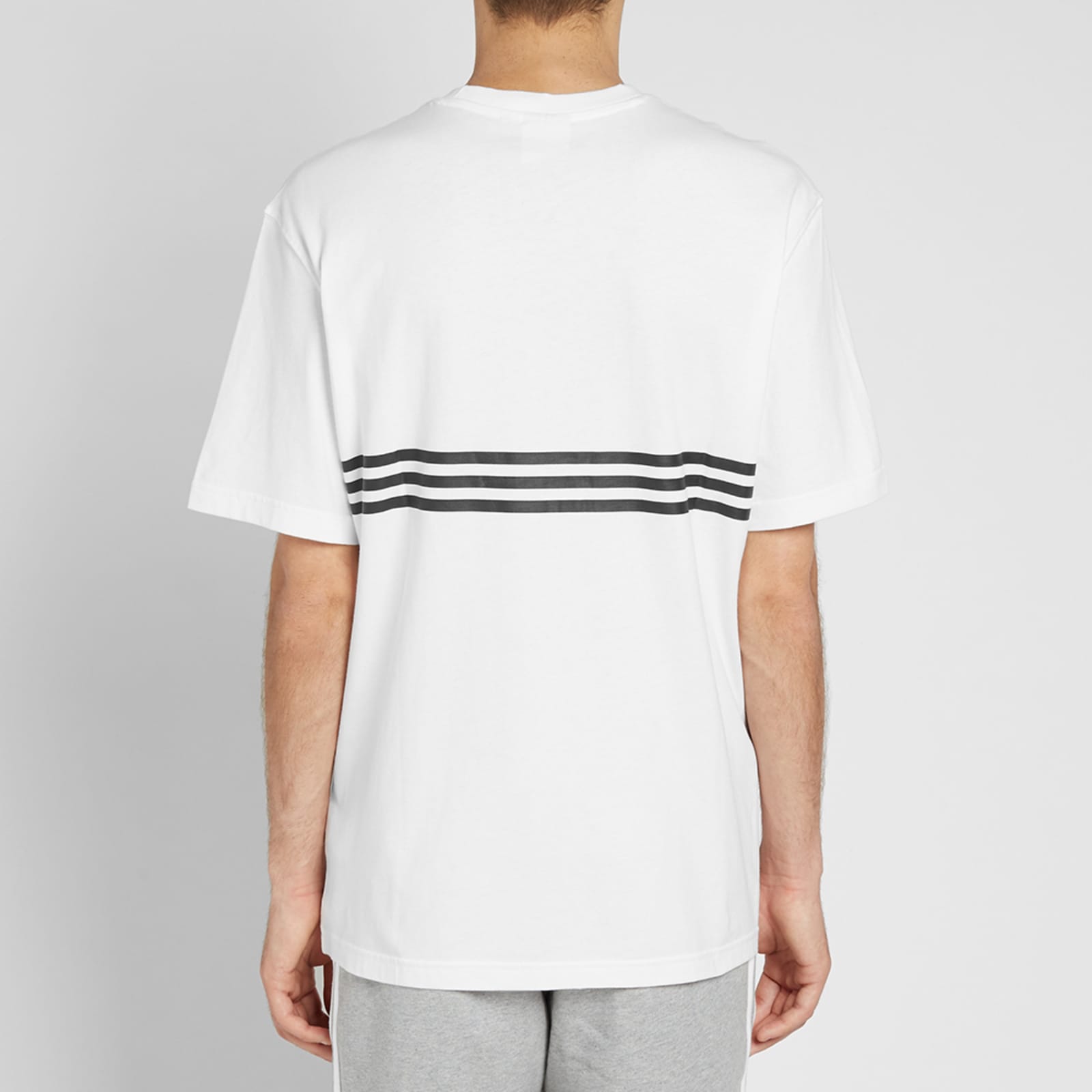Adidas Outline Trefoil Tee White | END. (Global)