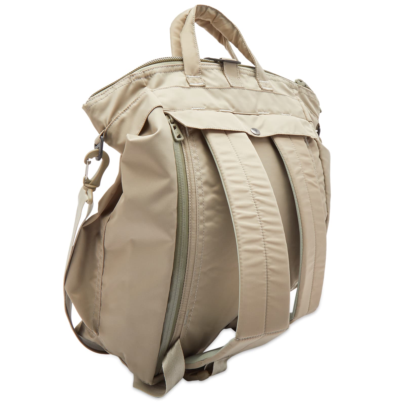 F/CE. RECYCLED TWILL HELMET BAG Sage Green | END. (GB)