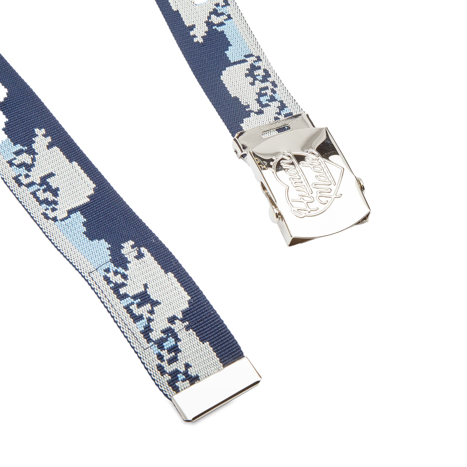 Human Made Jacquard Web Belt Blue | END. (TW)