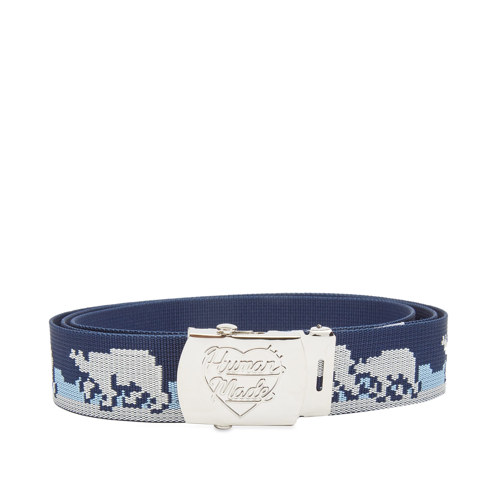 Human Made Jacquard Web Belt Blue | END.