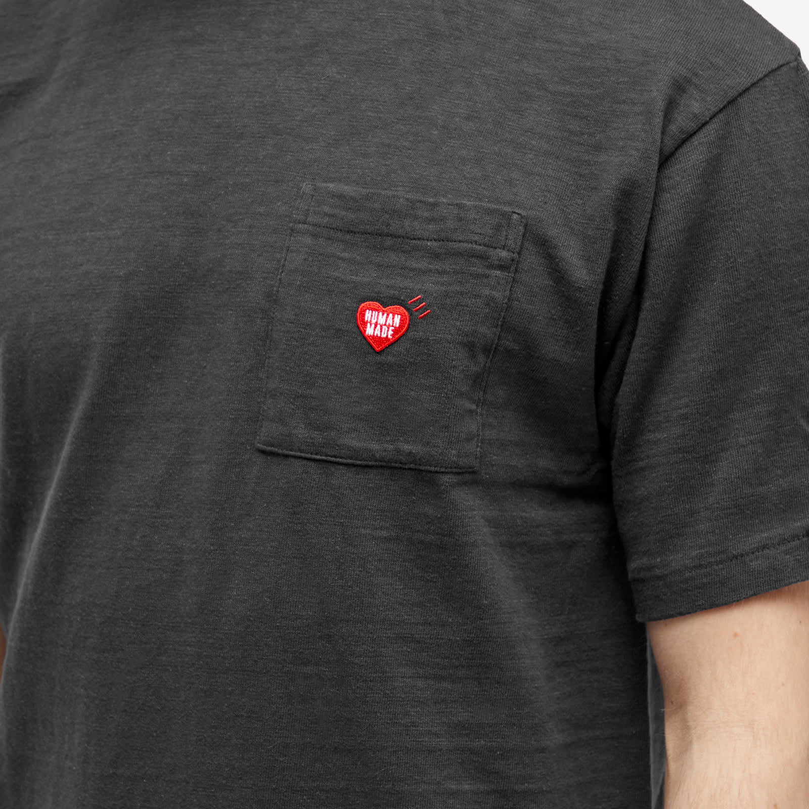 Human Made Heart Pocket T-Shirt Black | END. (US)
