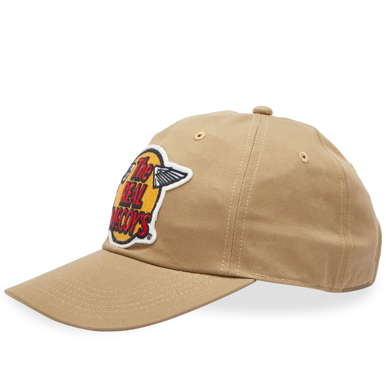 The Real McCoy's Logo Baseball Cap Khaki | END.
