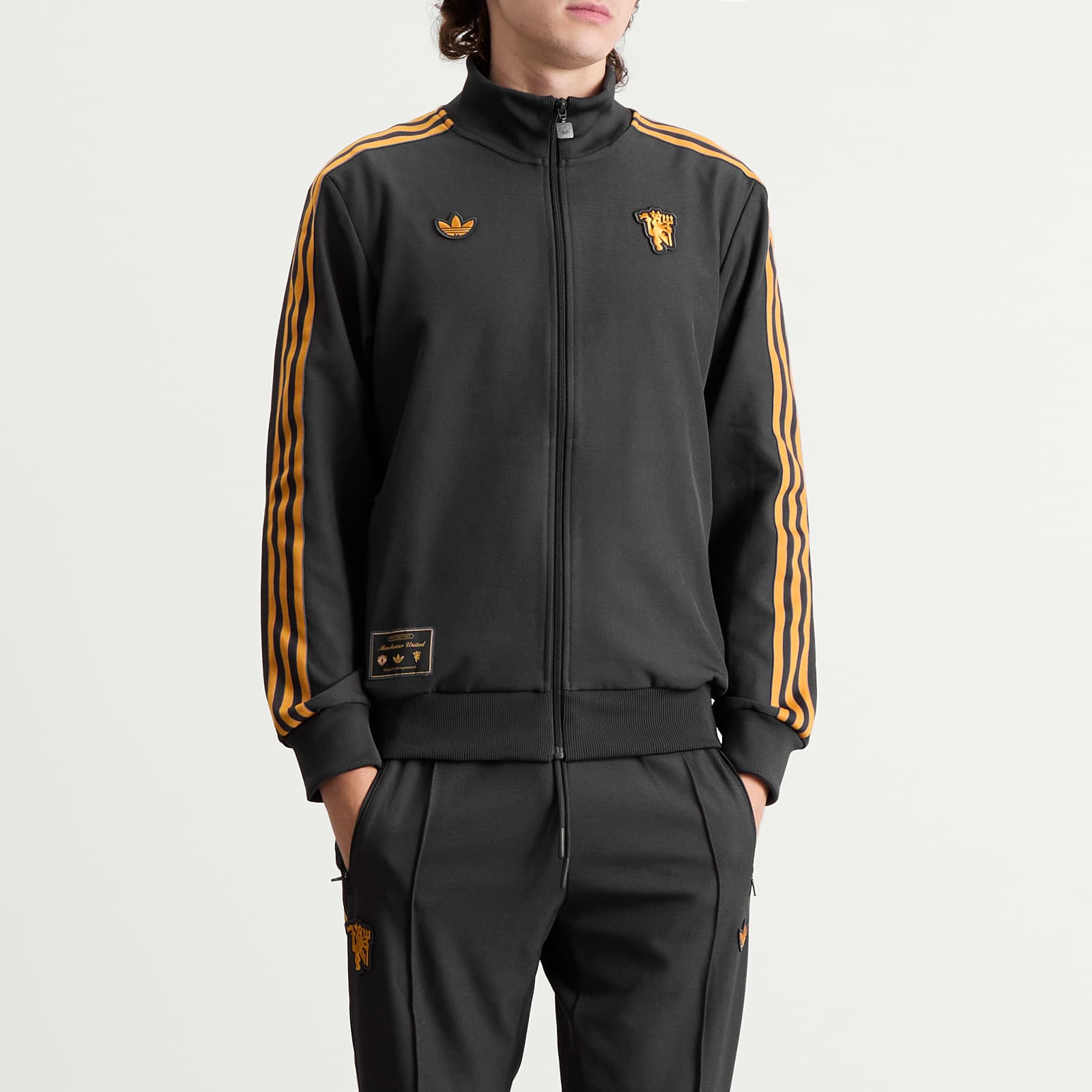 adidas Manchester United Icon Track Top Utility Black | END. (SG)