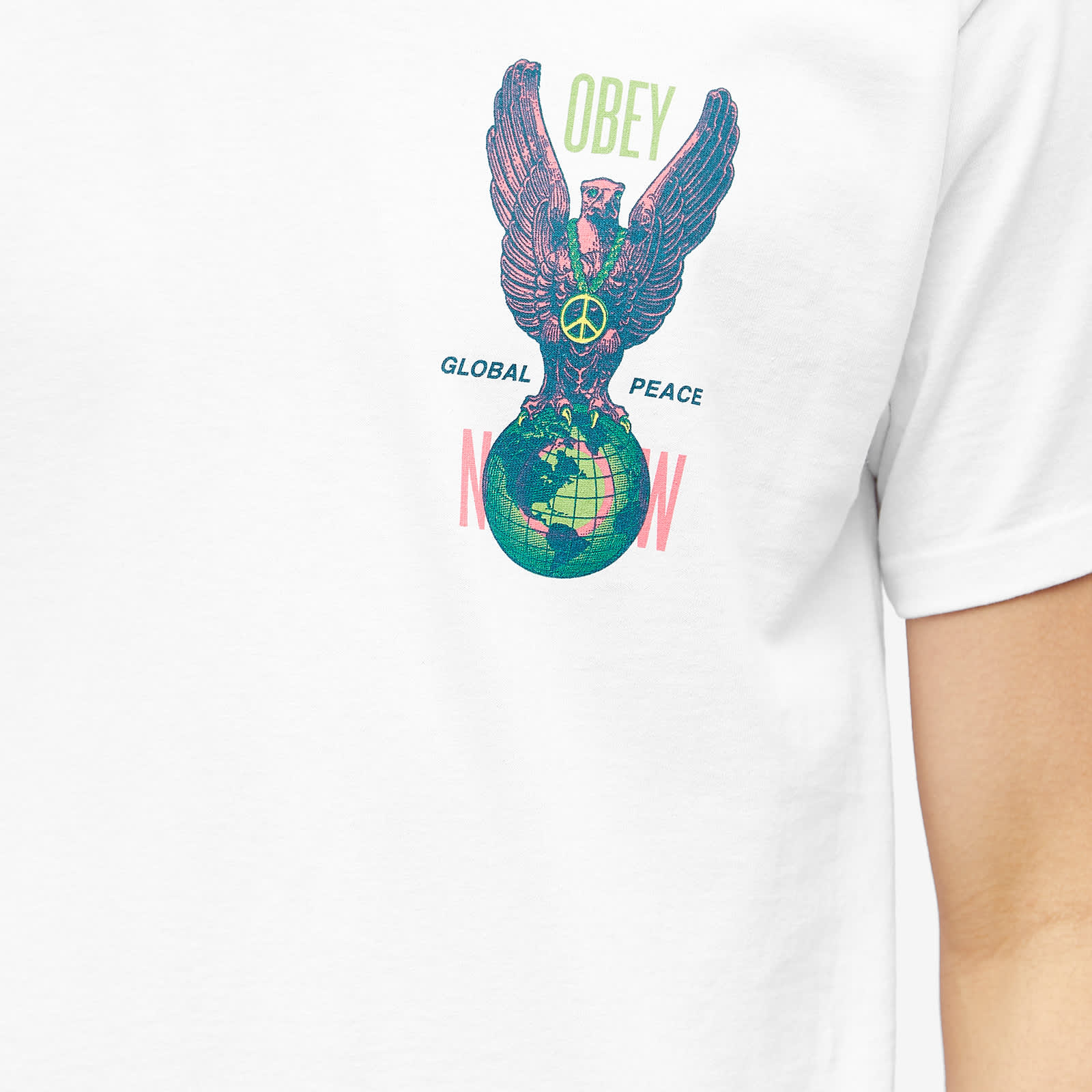 Obey Peace Eagle T-Shirt White | END. (US)