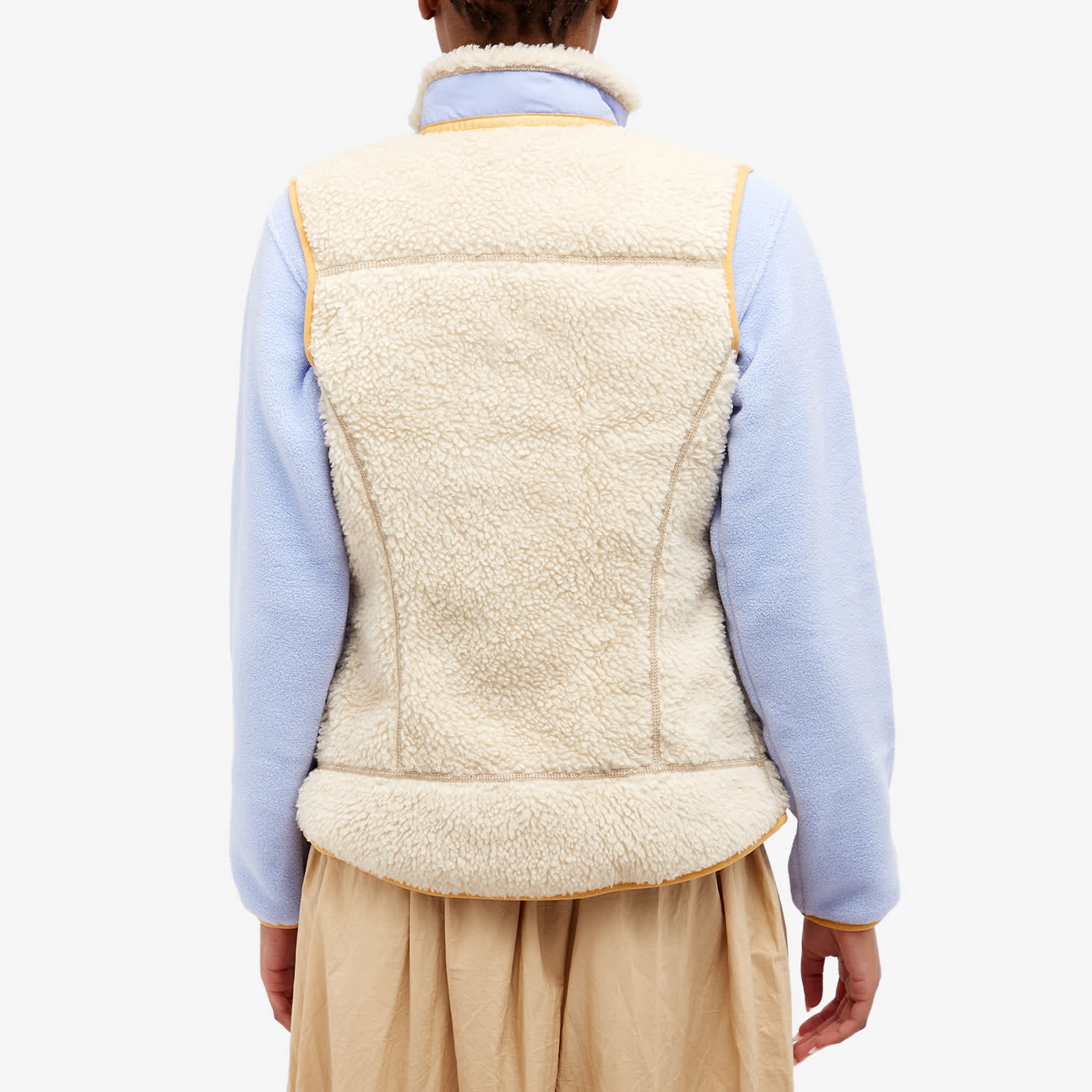 Patagonia Classic Retro-X Vest Dark Natural & Pale Periwinkle | END. (GB)
