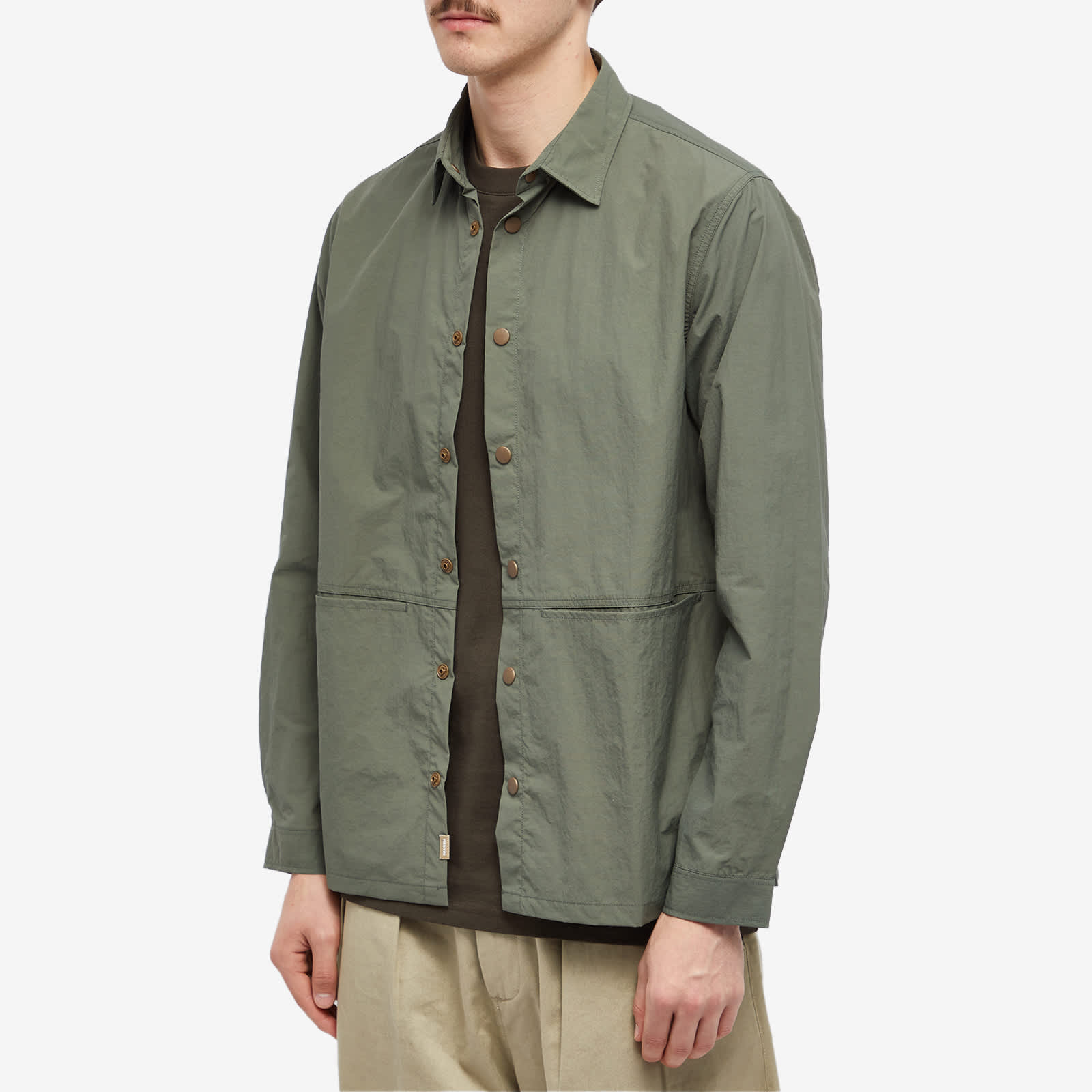 Kestin Armadale Overshirt Military Italian Nylon | END. (GB)