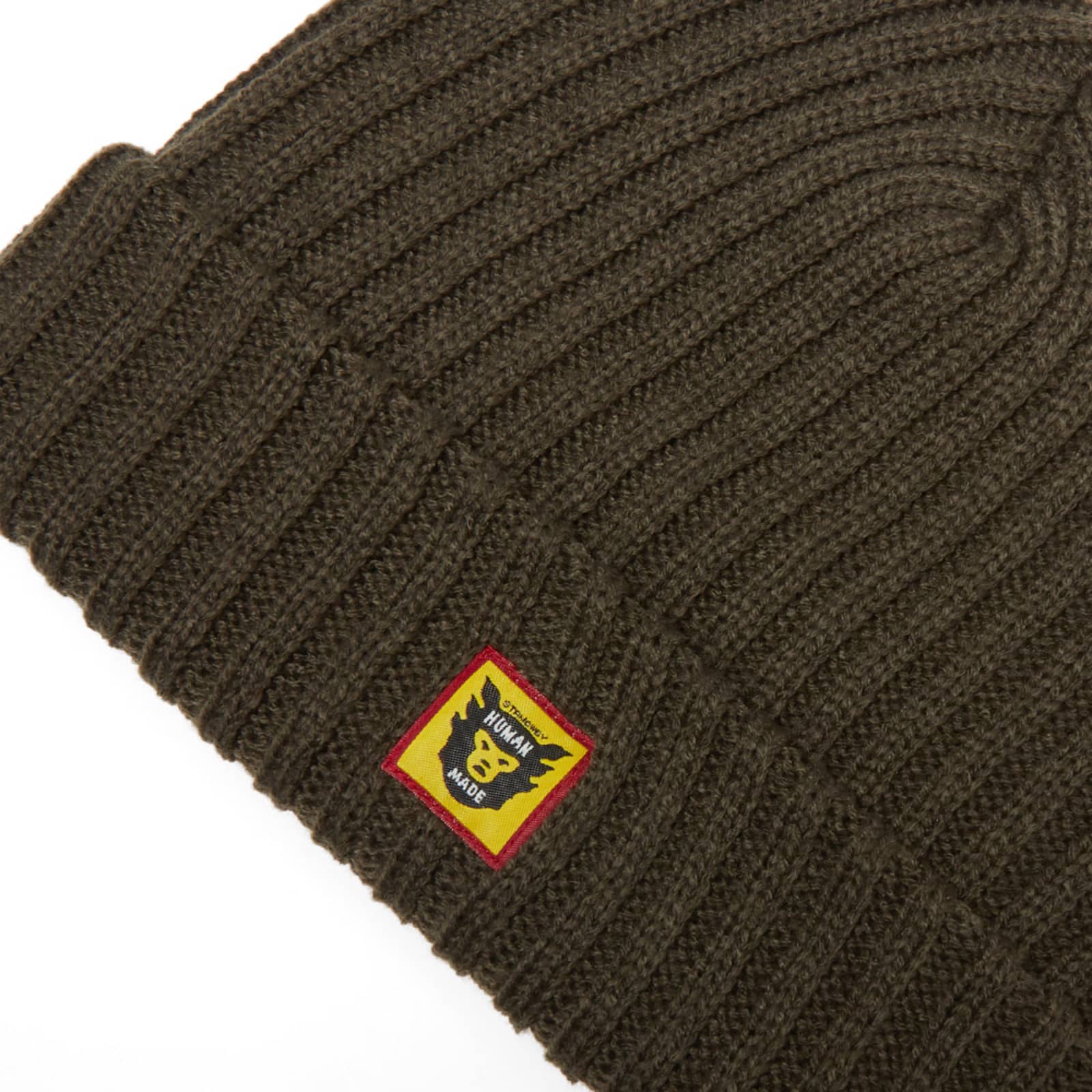 Human Made HMMD Beanie Olive Drab | END. (GB)