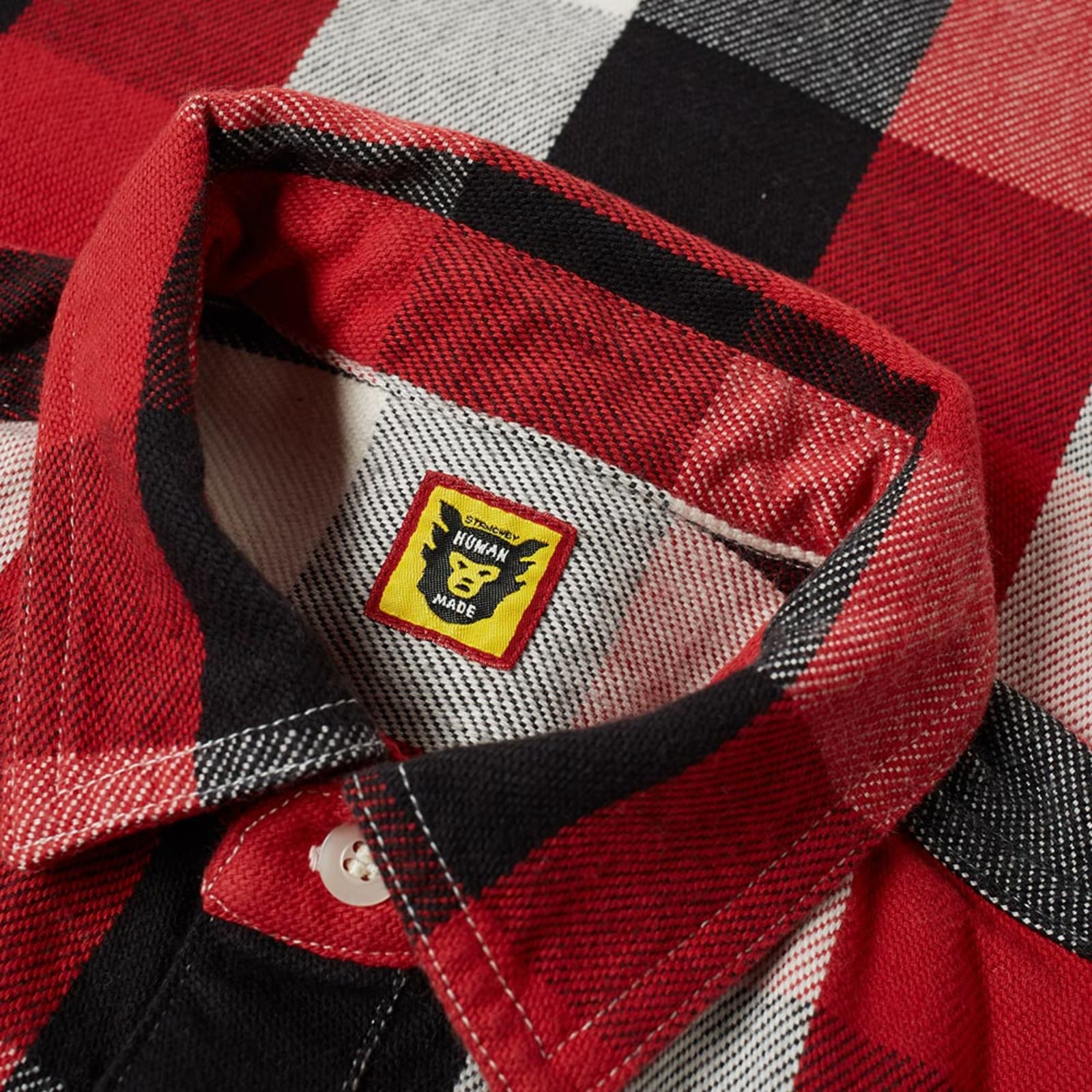 Human Made HMMD Check Shirt Red | END. (GB)