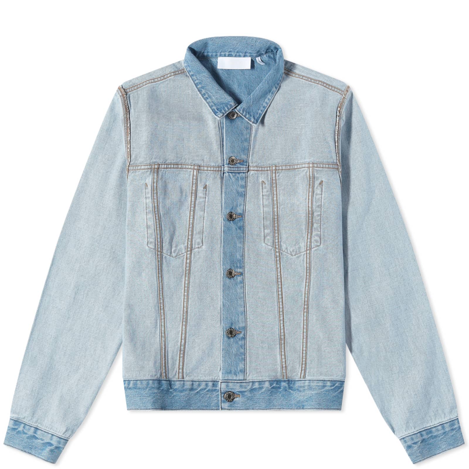 Helmut Lang 1999 Reissue Inside Out Denim Jacket Light Wash | END. (US)