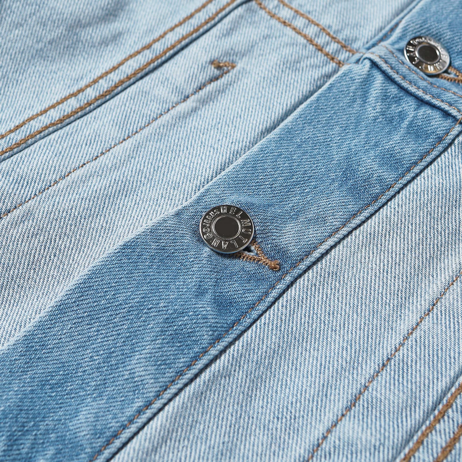 Helmut Lang 1999 Reissue Inside Out Denim Jacket Light Wash | END. (US)