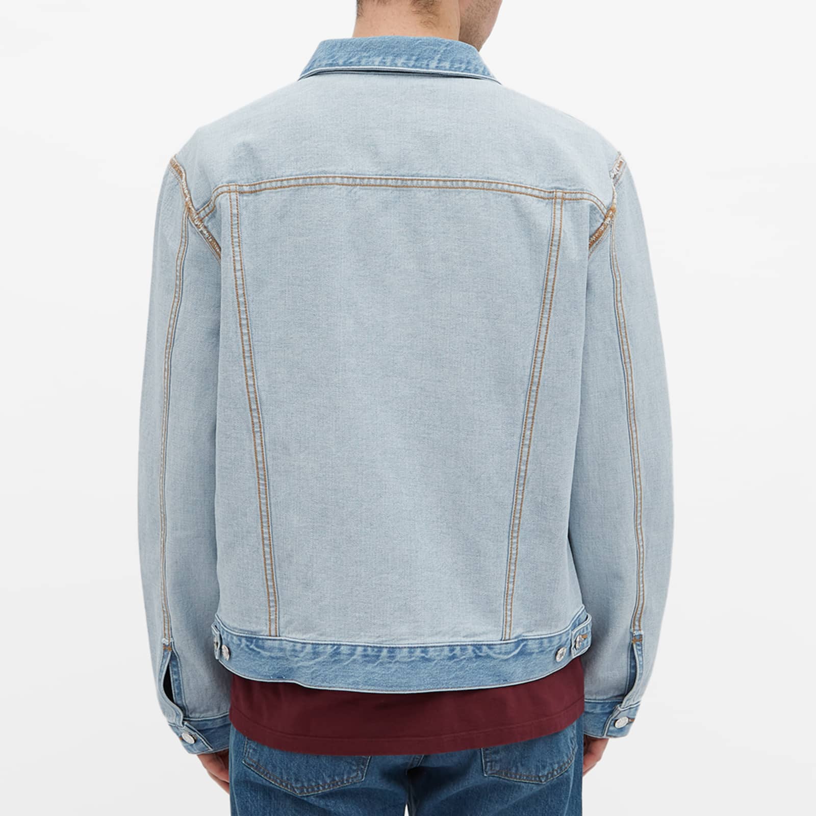 Helmut Lang 1999 Reissue Inside Out Denim Jacket Light Wash | END. (US)