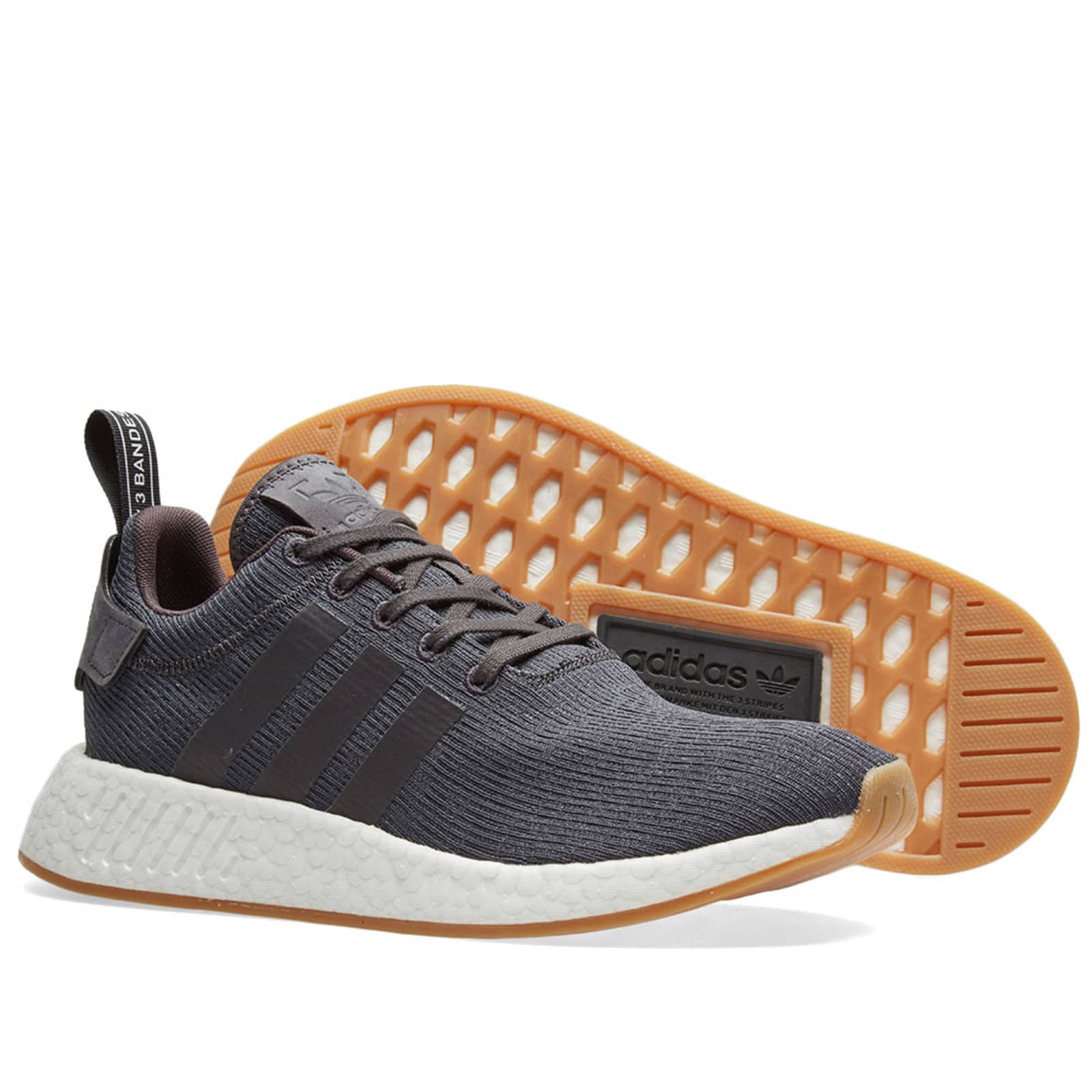 Adidas NMD_R2 Grey Five & Core Black | END. (US)
