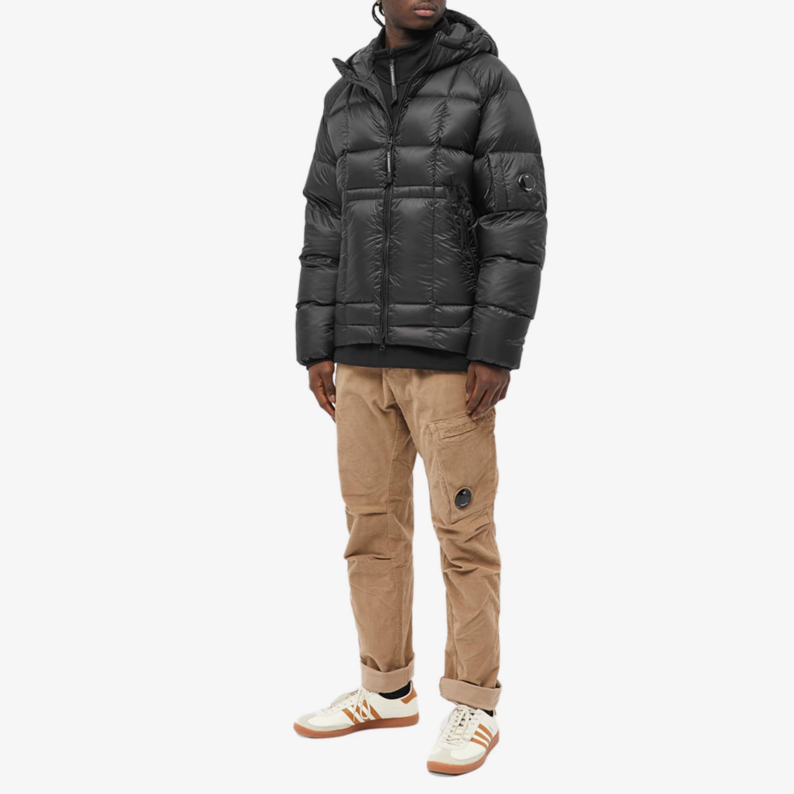CP Company Hooded DD Shell Down Jacket Black | END. (CN)