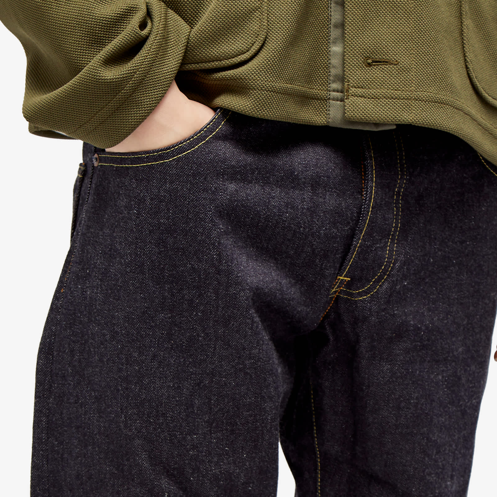 Visvim Social Sculpture 01 Slim Raw Jeans Blue | END.