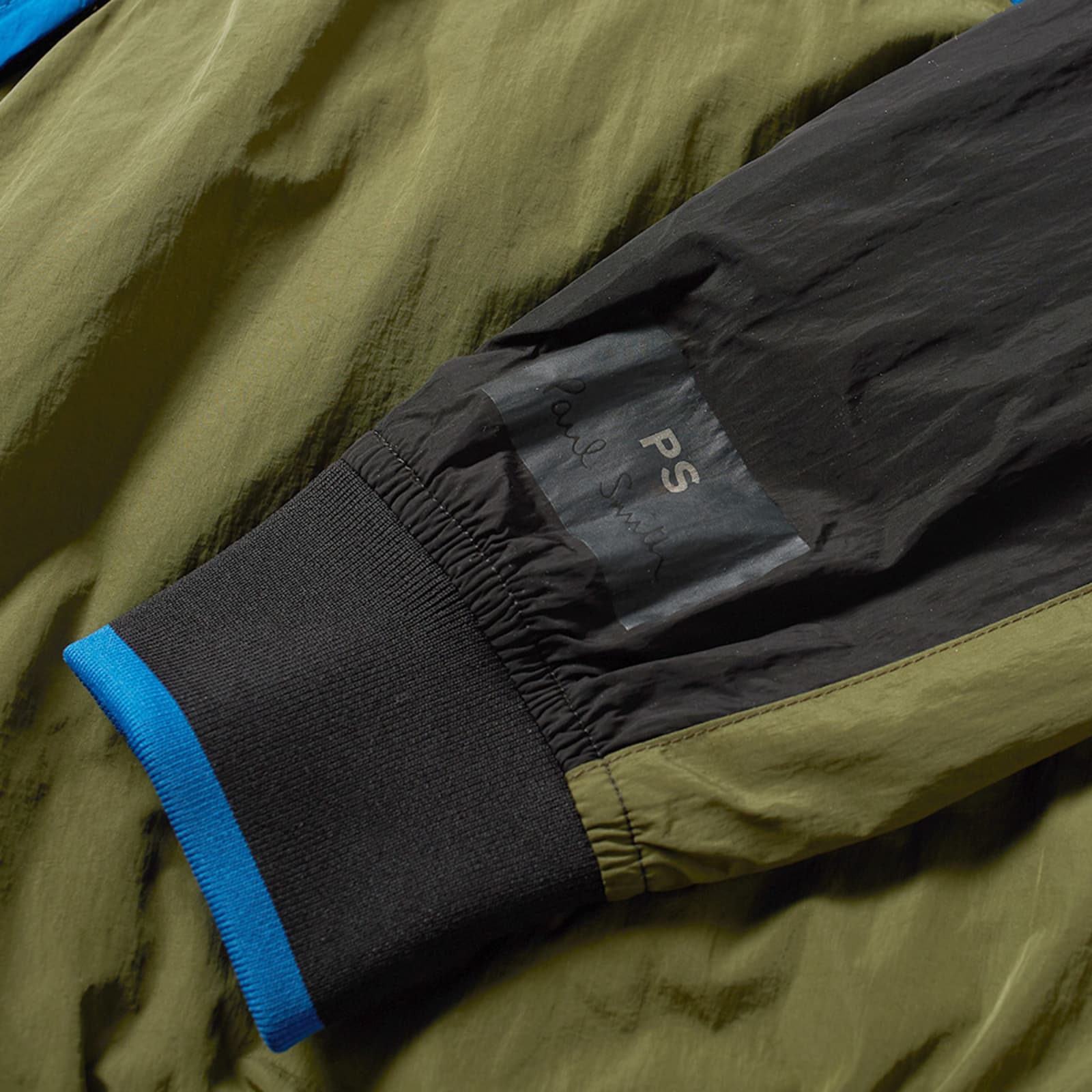 Paul Smith Nylon Half Zip Track Jacket Khaki | END.