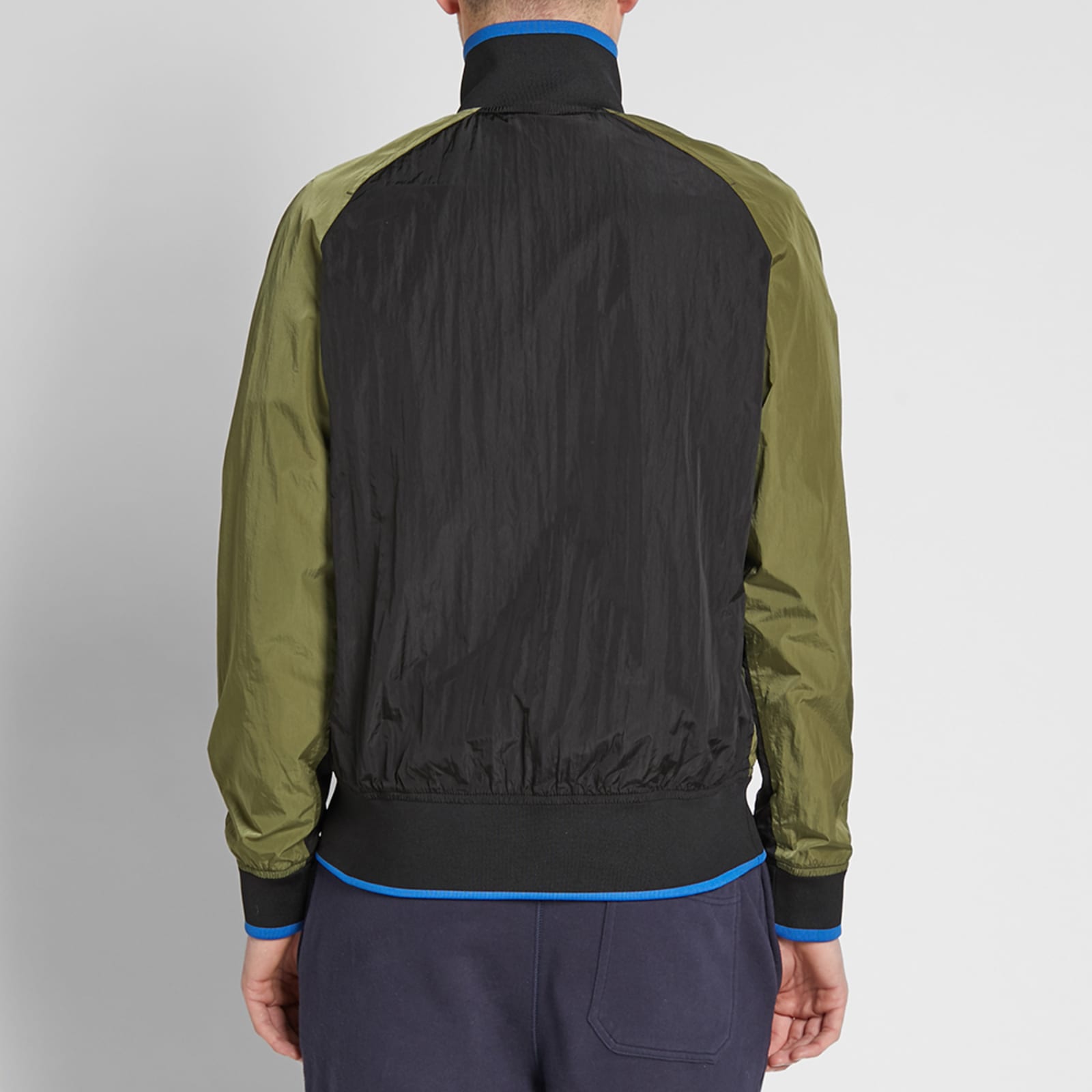 Paul Smith Nylon Half Zip Track Jacket Khaki | END.