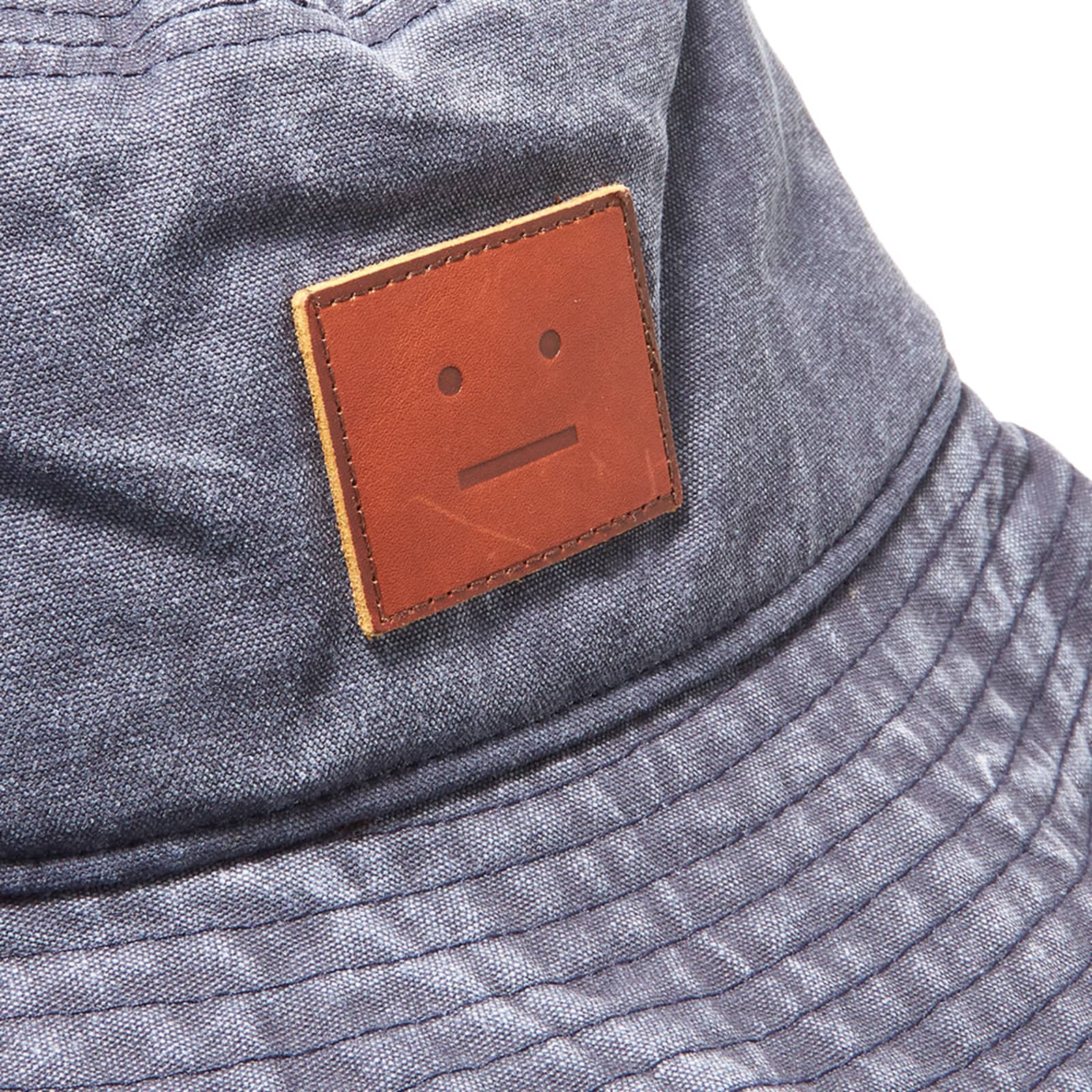 Acne Studios Buko Canvas Face Bucket Hat Indigo Blue | END. (Global)