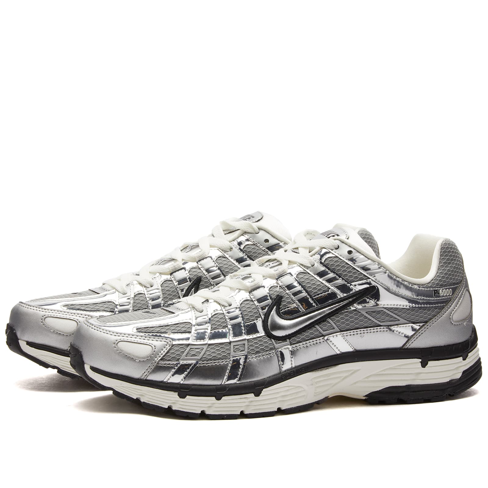 Nike P-6000 Metallic Silver, Sail & Black | END. (JP)