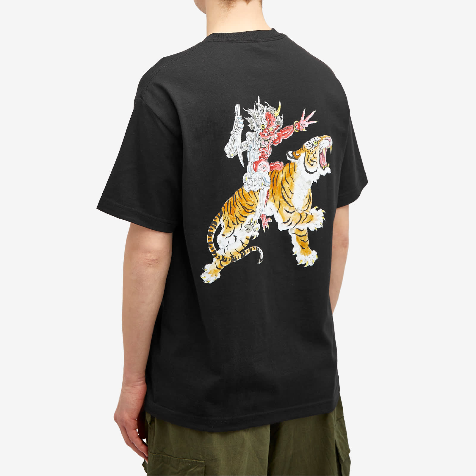 Wacko Maria Tim Lehi Crew Neck T-Shirt Black | END. (US)