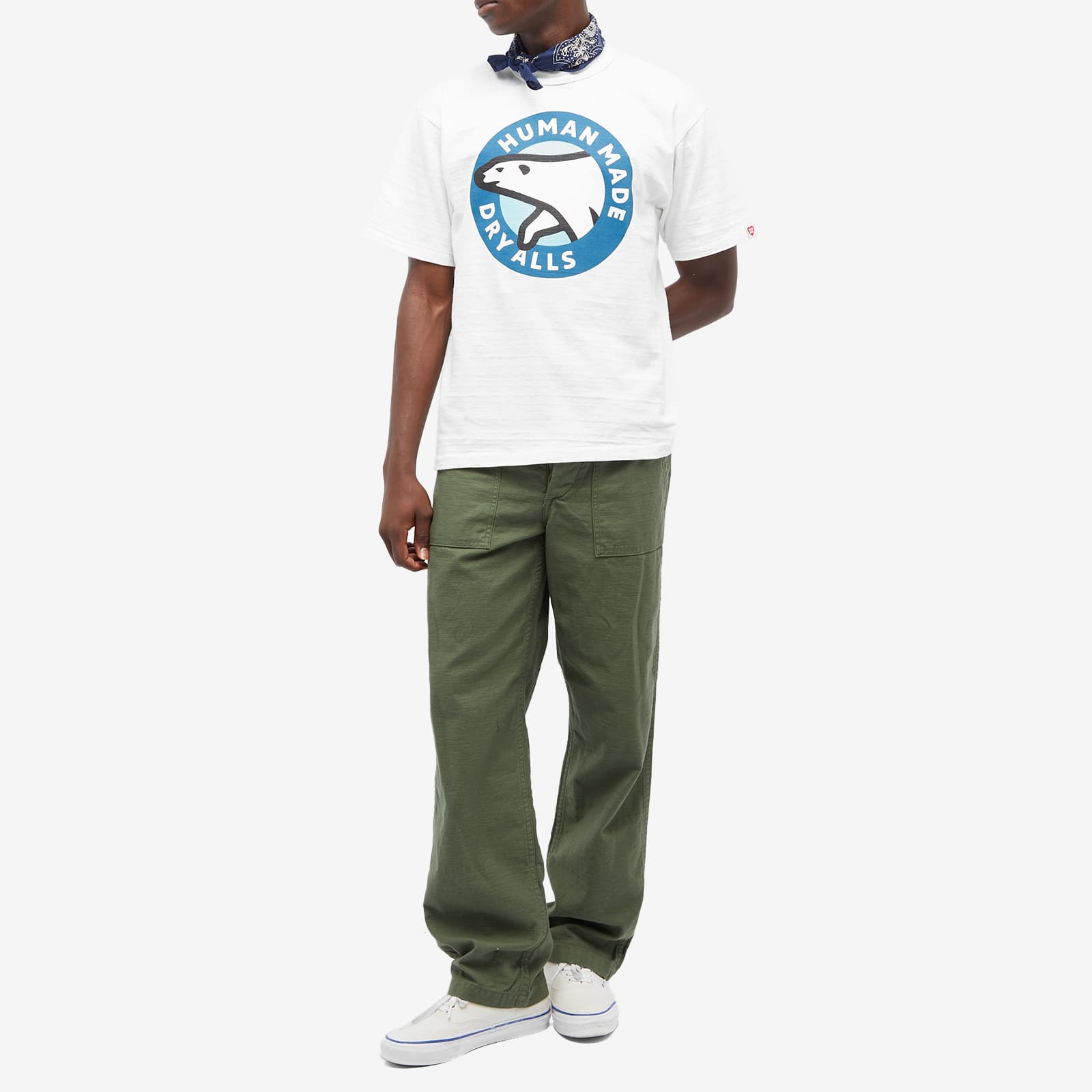 Human Made Polar Bear T-Shirt White | END. (US)