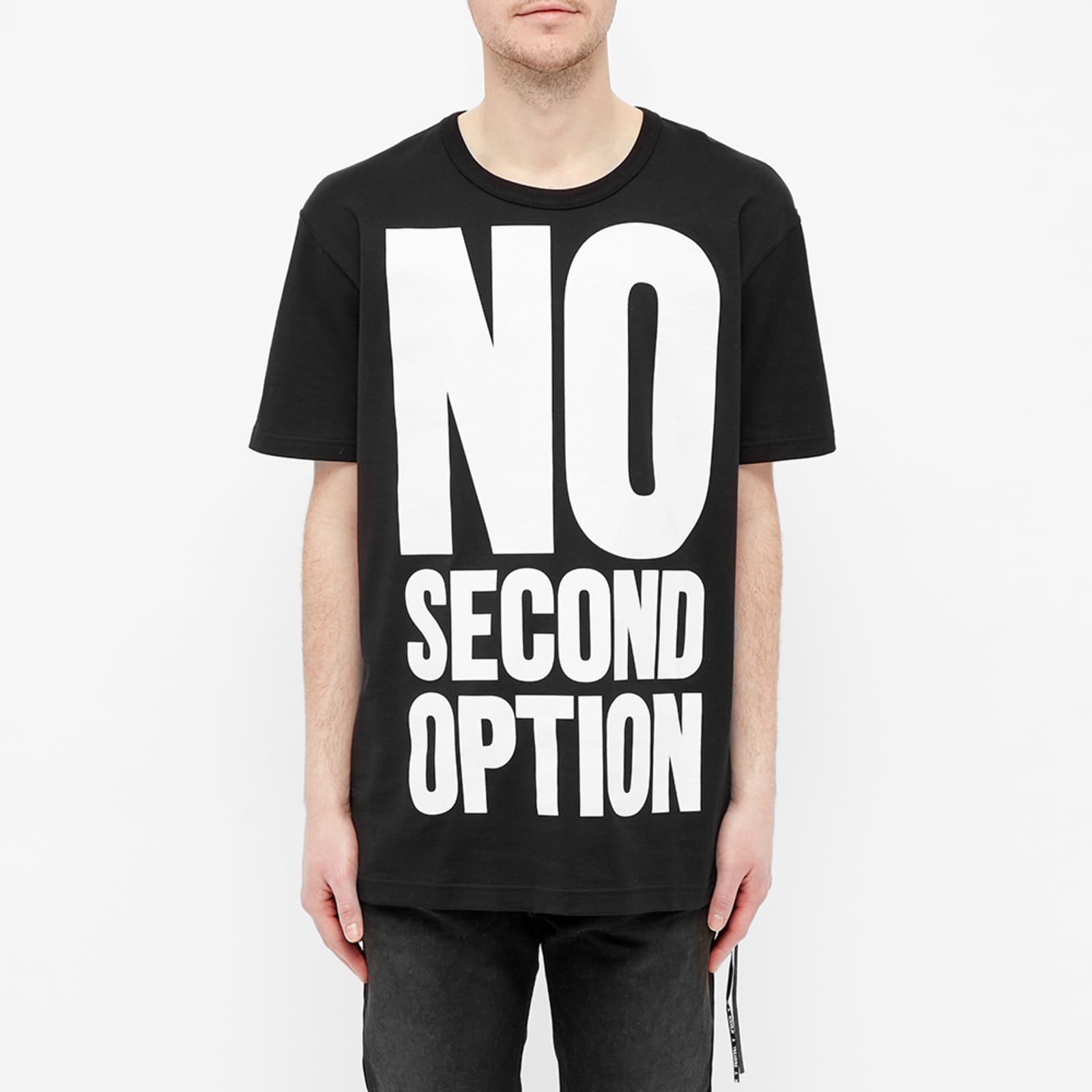 MASTERMIND WORLD No Second Option T-Shirt Black | END.