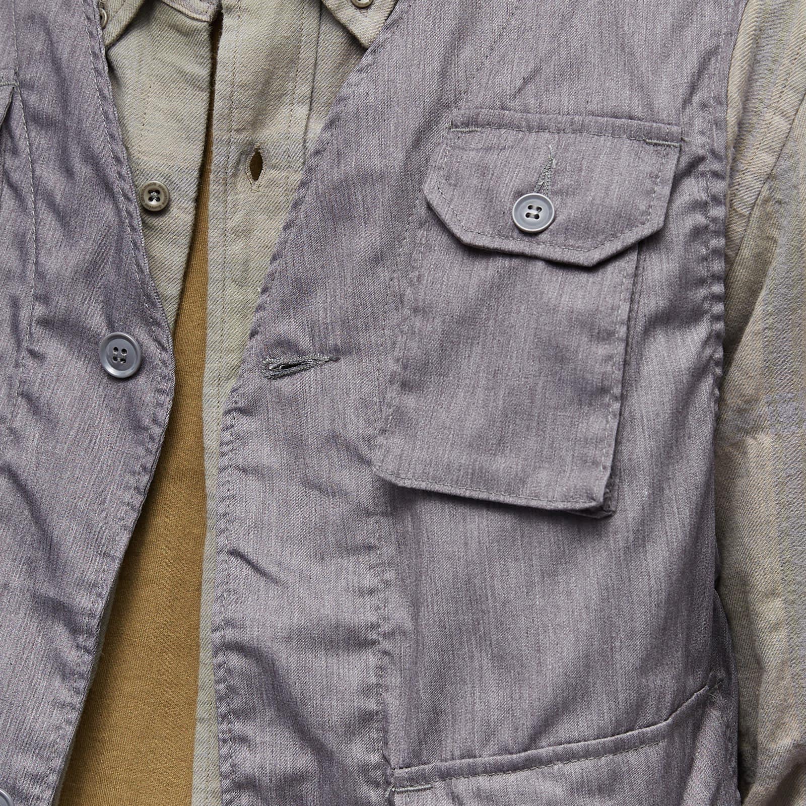 Engineered Garments C-1 Vest Heather Grey Feather Twill | END. (GB)