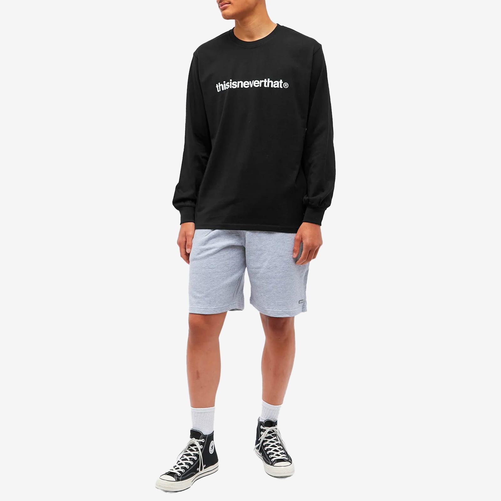 thisisneverthat T-Logo Long Sleeve T-Shirt Black | END. (HK)