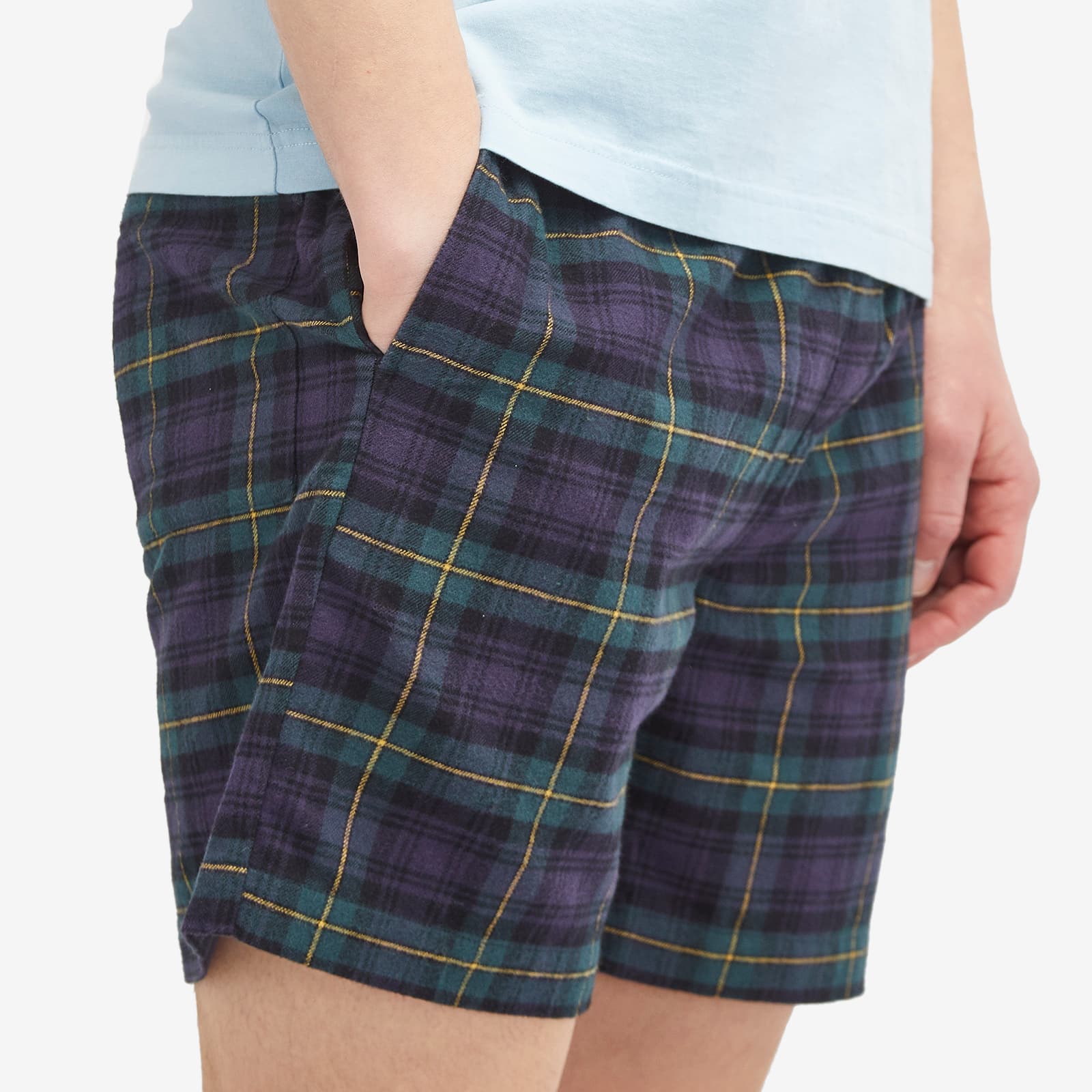 Portuguese Flannel Flannel Plaid Shorts Multi | END. (AU)