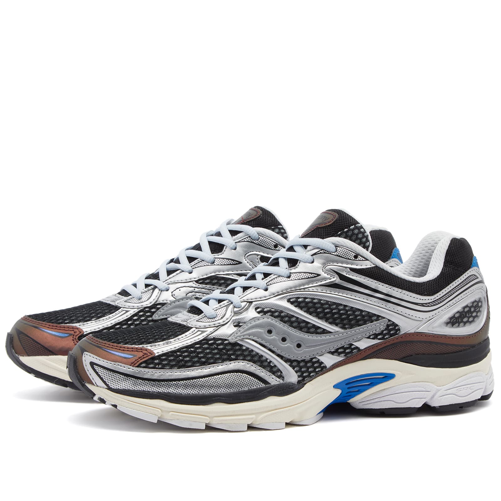 Saucony Progrid Omni 9 Silver & Brown | END. (US)