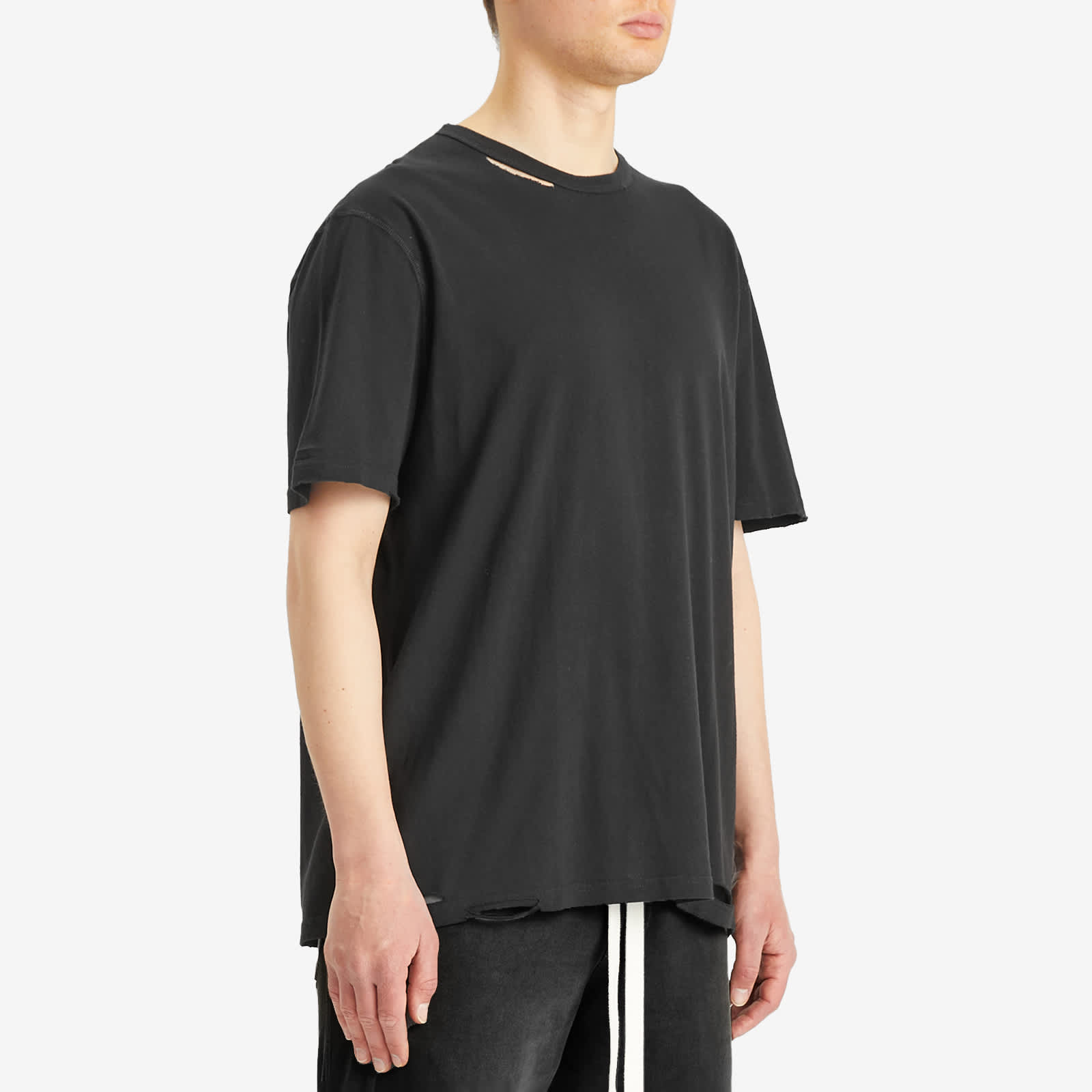 Cole Buxton Distressed Cole T-Shirt Vintage Black | END. (GB)