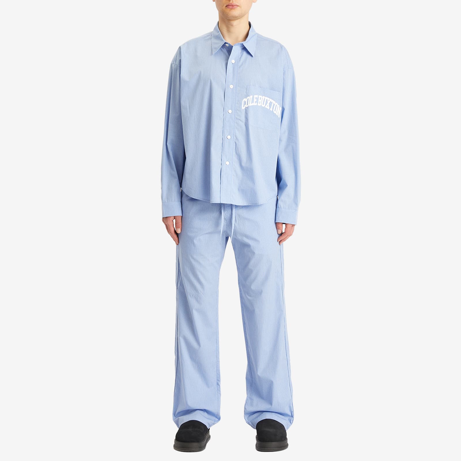 Cole Buxton Pyjama Shirt Blue | END. (GB)