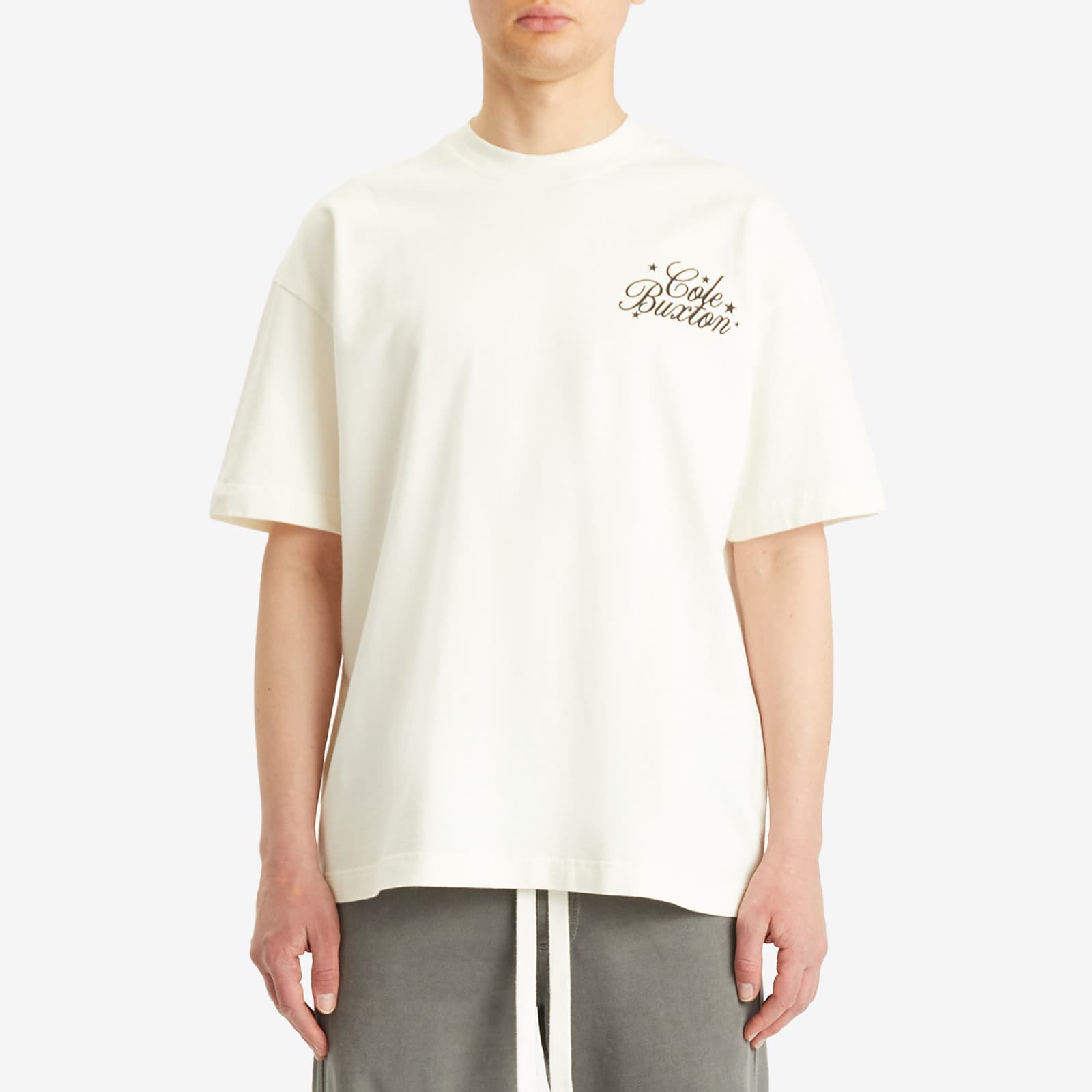 Cole Buxton Stars Serif T-Shirt Vintage White | END. (GB)