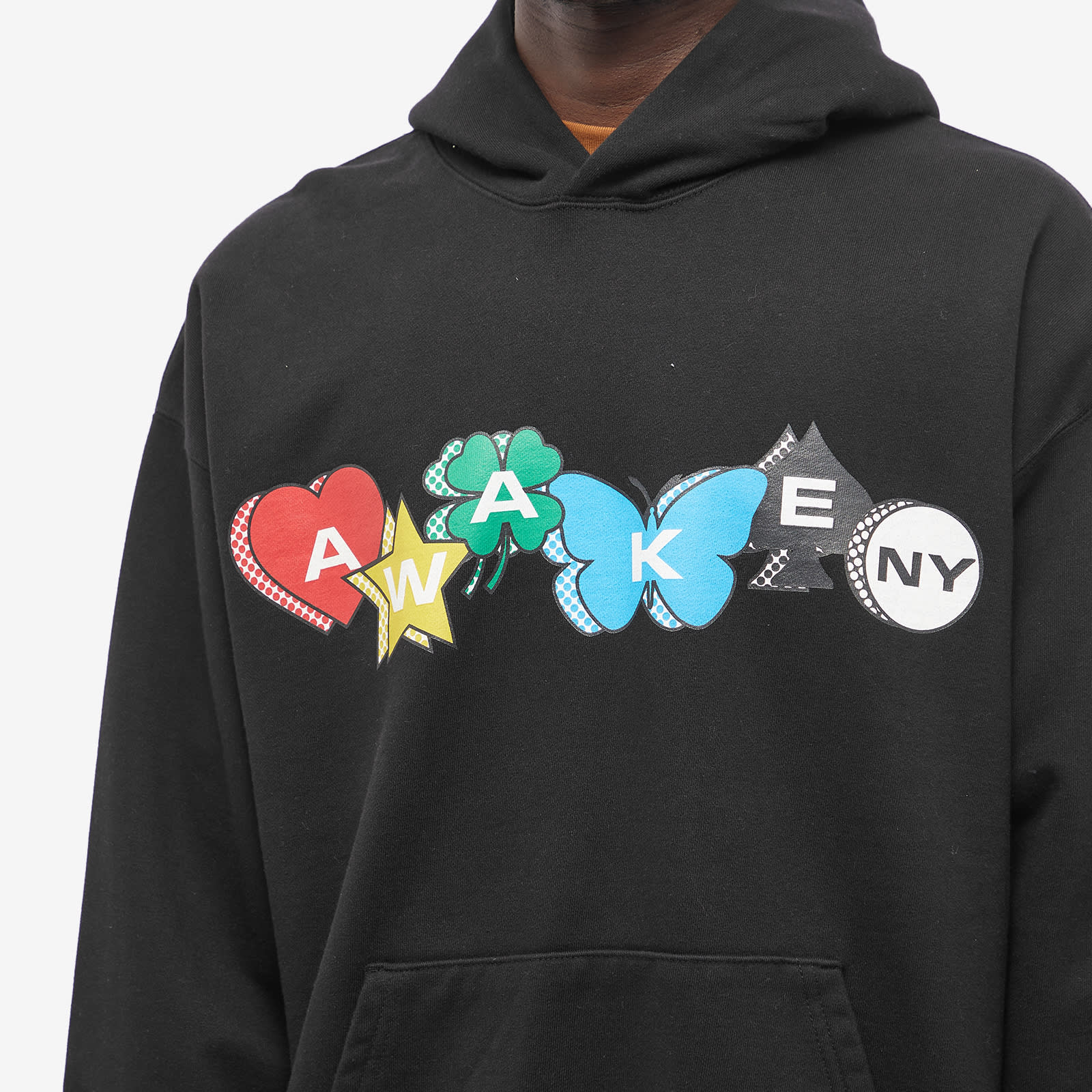 Awake NY Charm Logo Hoodie Black | END. (GB)