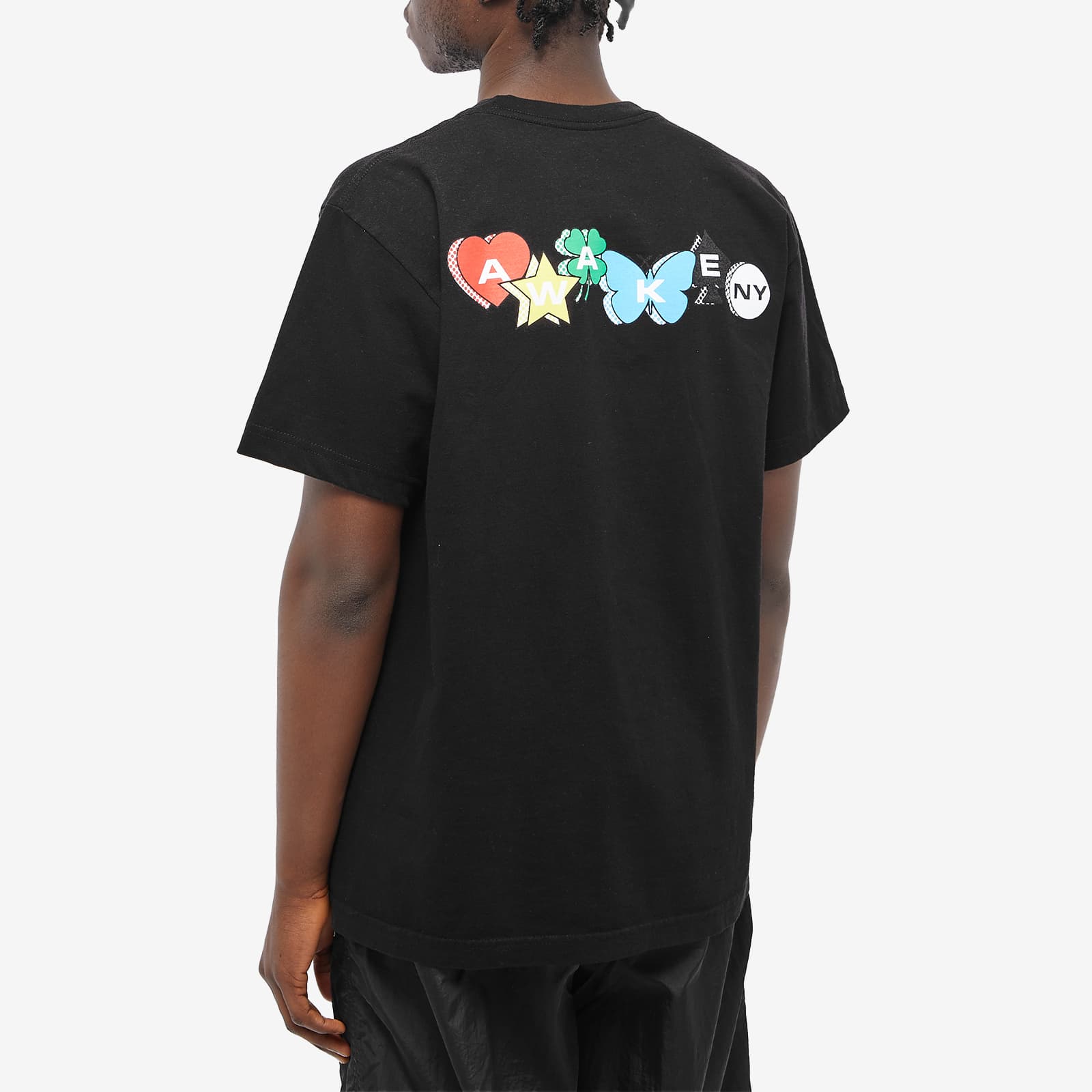 Awake NY Charm Logo T-Shirt Black | END. (US)