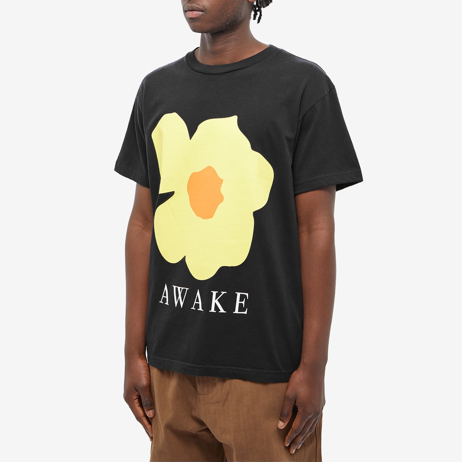 Awake NY Floral T-Shirt Charcoal | END. (GB)