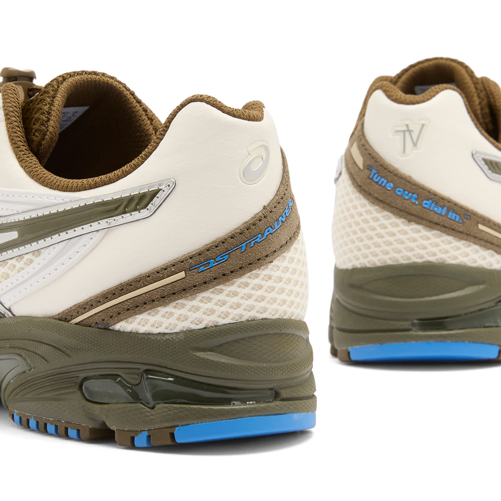 Asics x Temptation Vacation GEL-DS Trainer 14 Cream & Olive Canvas ...