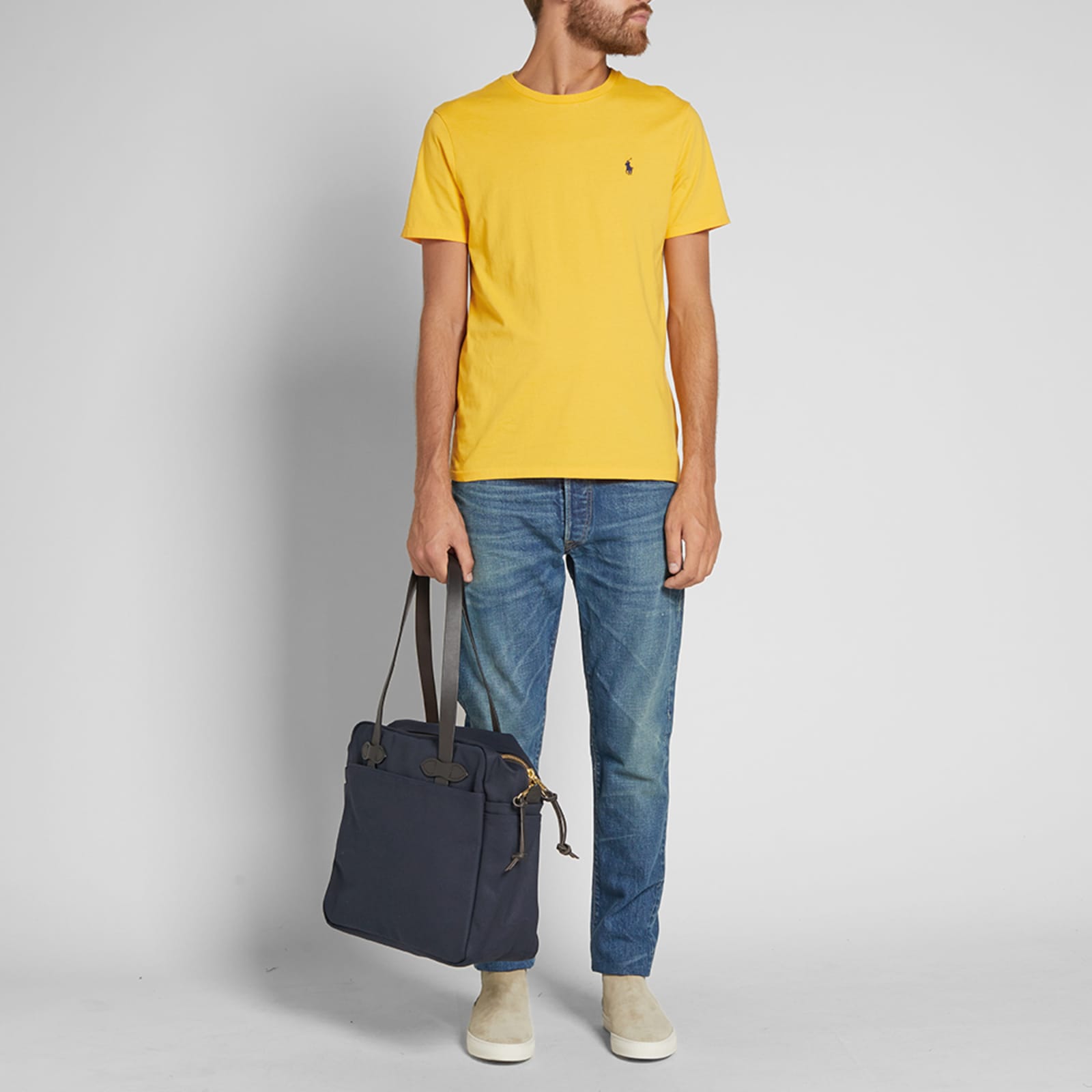 Polo Ralph Lauren Classic Crew Neck Tee Gold Bugle | END. (GB)